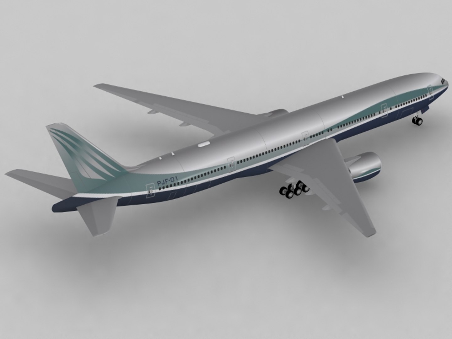 B 777-300 777 3d Model