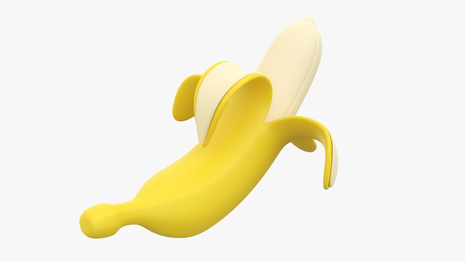 3D Model Stylized Banana - TurboSquid 1733369