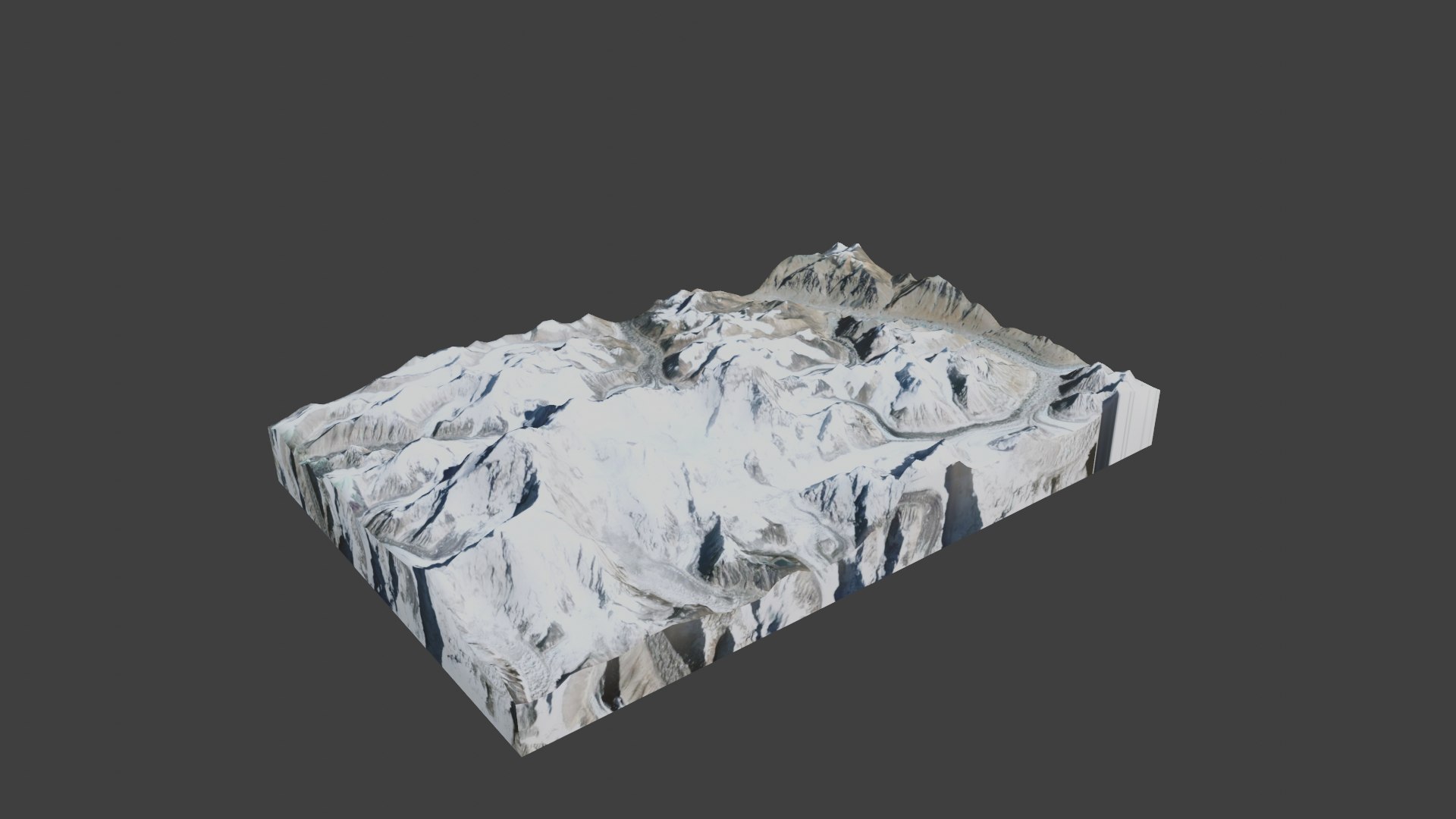 Gyachung Kang Mountain 3D Model - TurboSquid 1825174