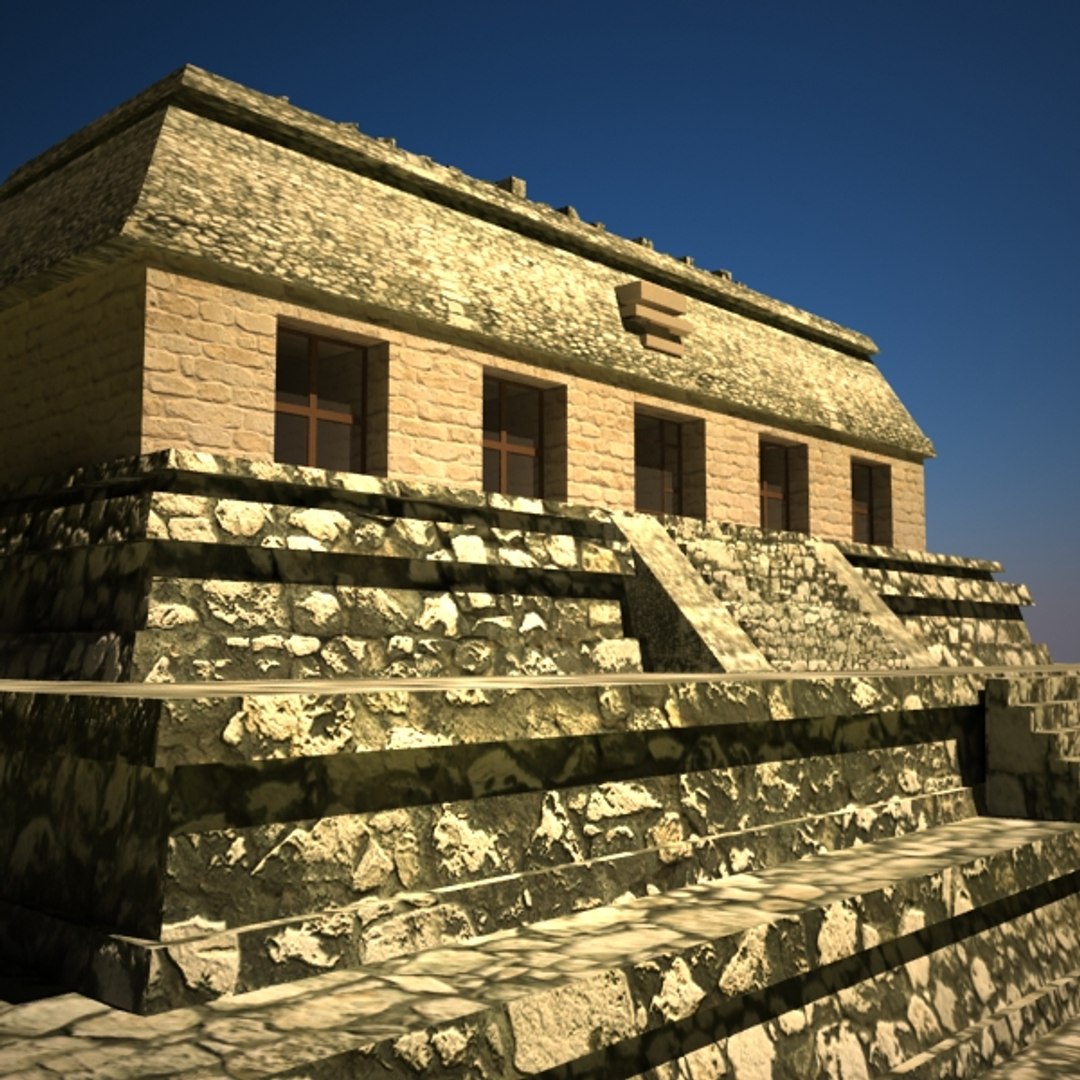 3d Palenque Mexico