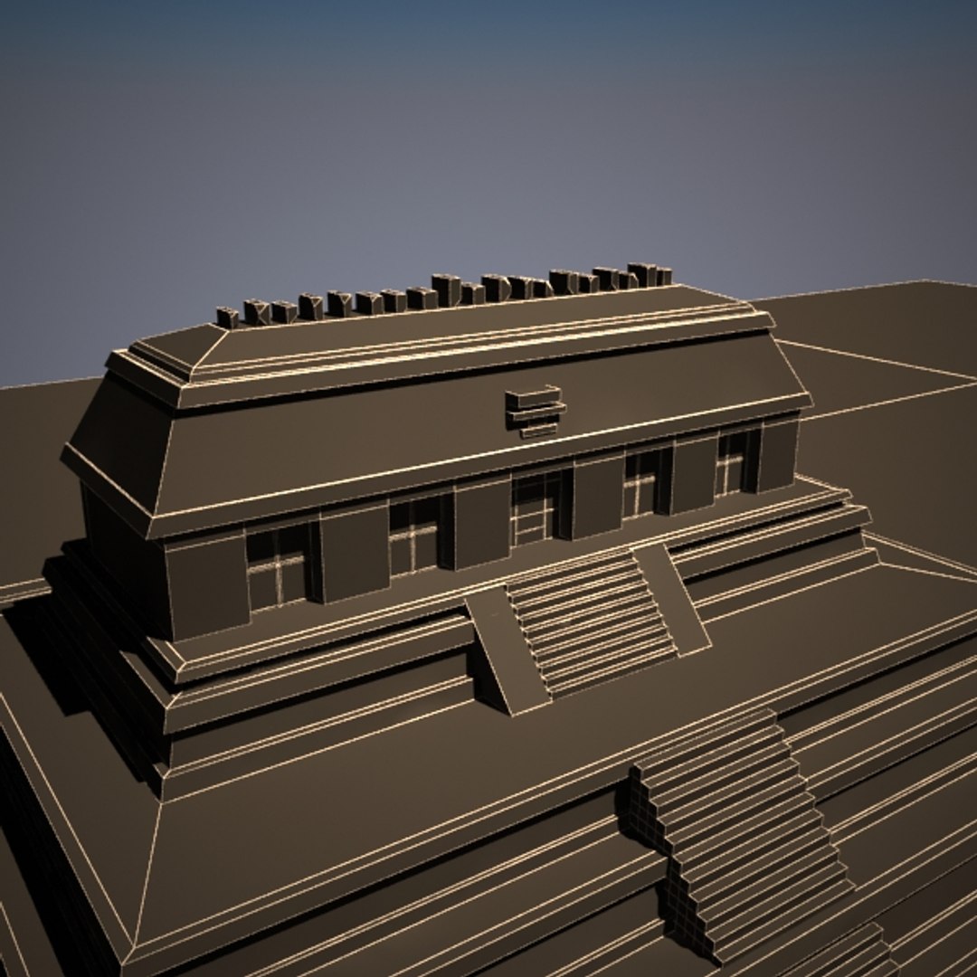3d Palenque Mexico