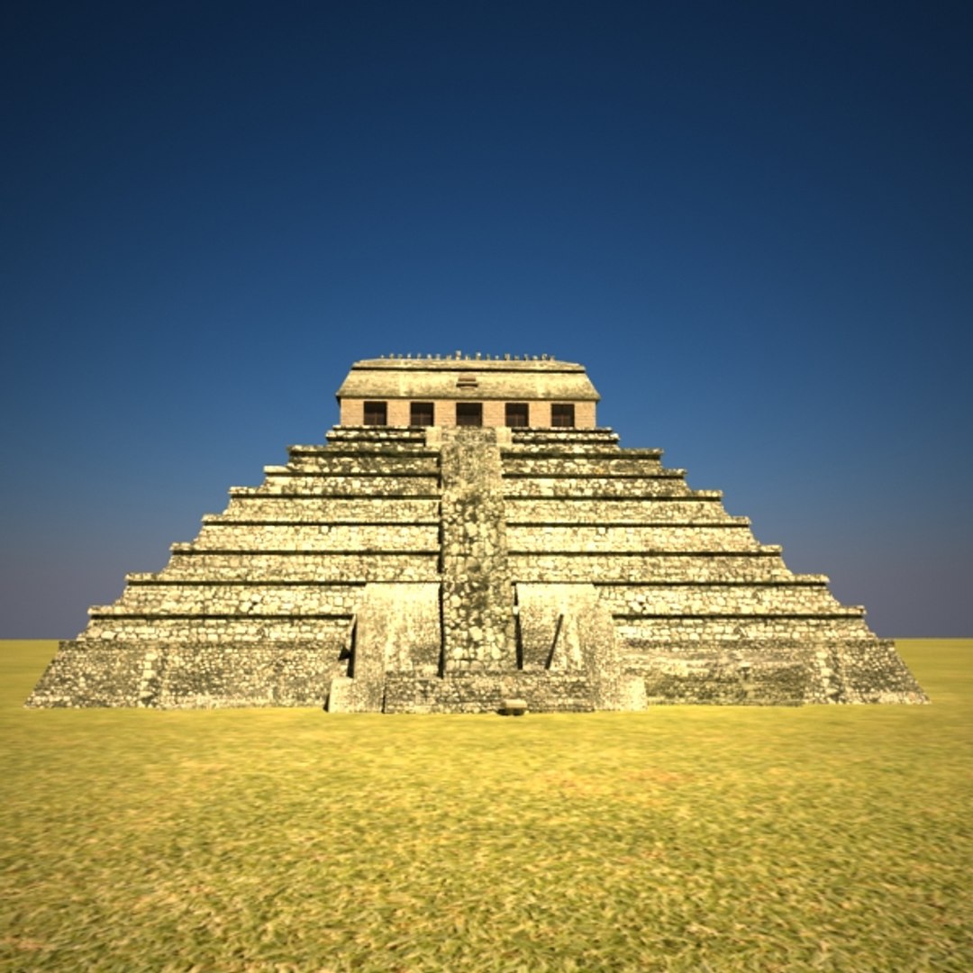 3d Palenque Mexico