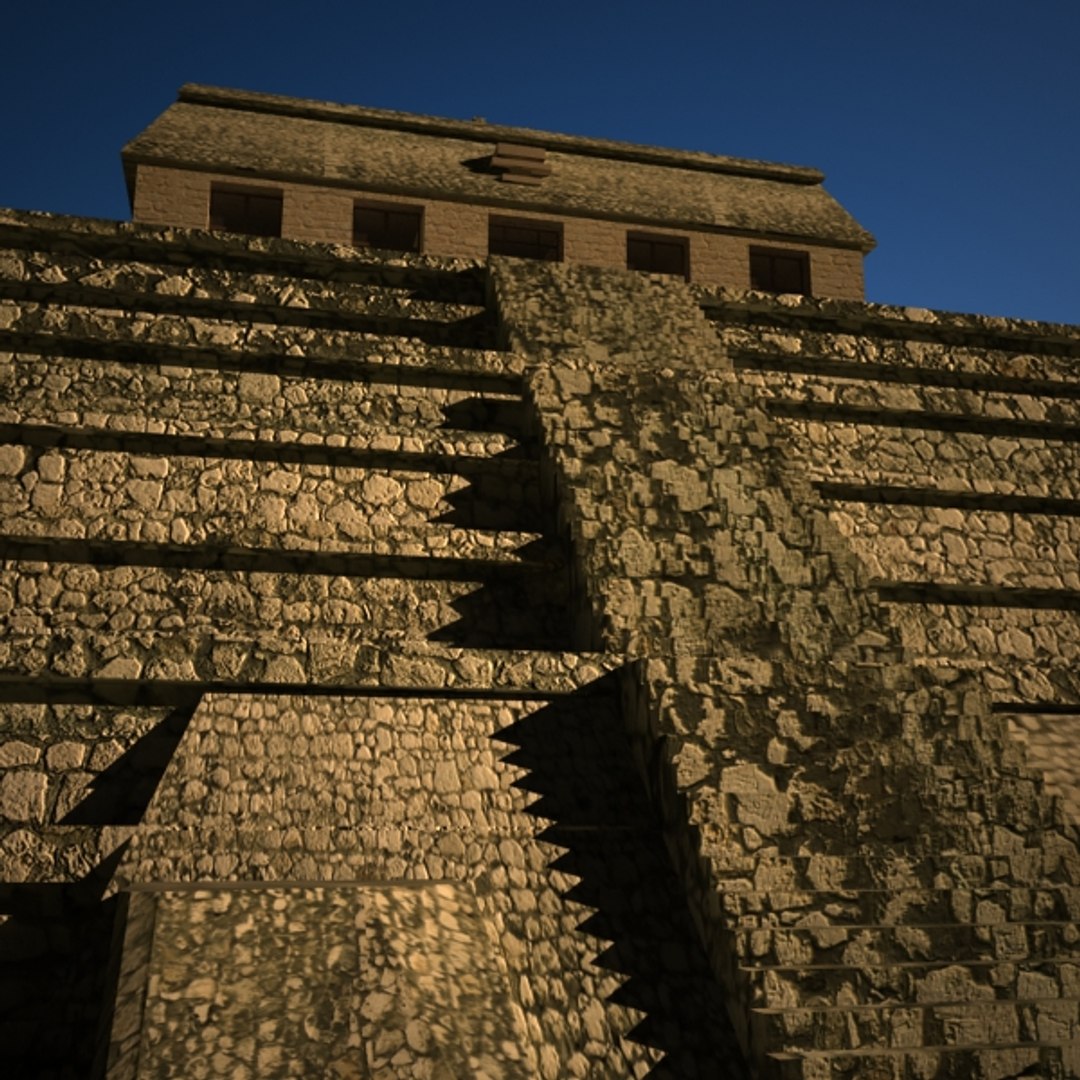 3d Palenque Mexico
