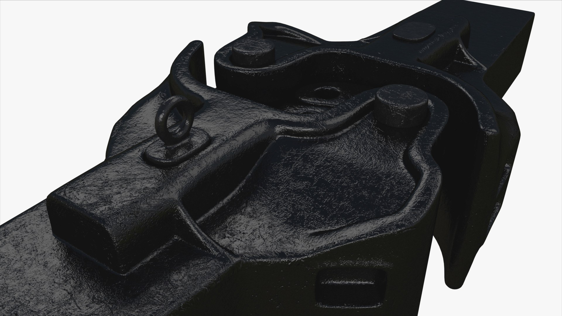 3d Train Connector Model