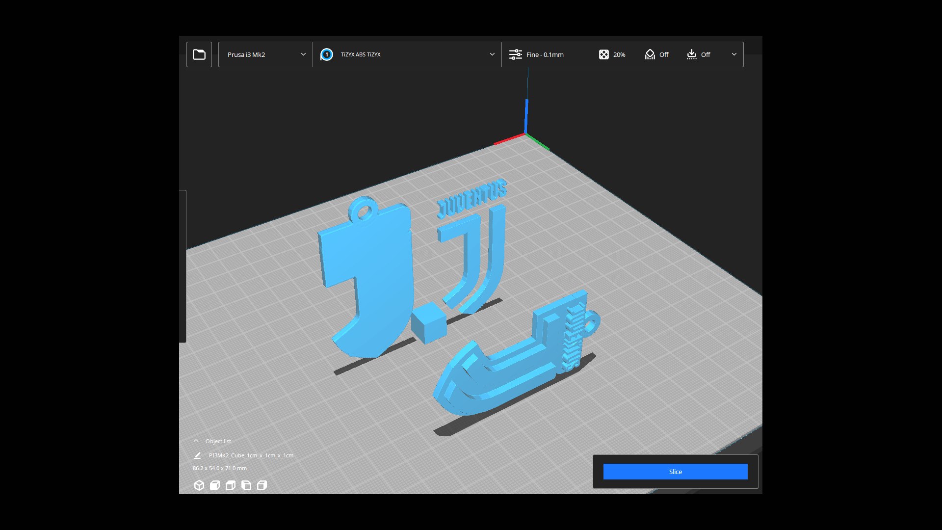 Juventus Logo Shield Printable And Renderable Keychan 3D Model ...