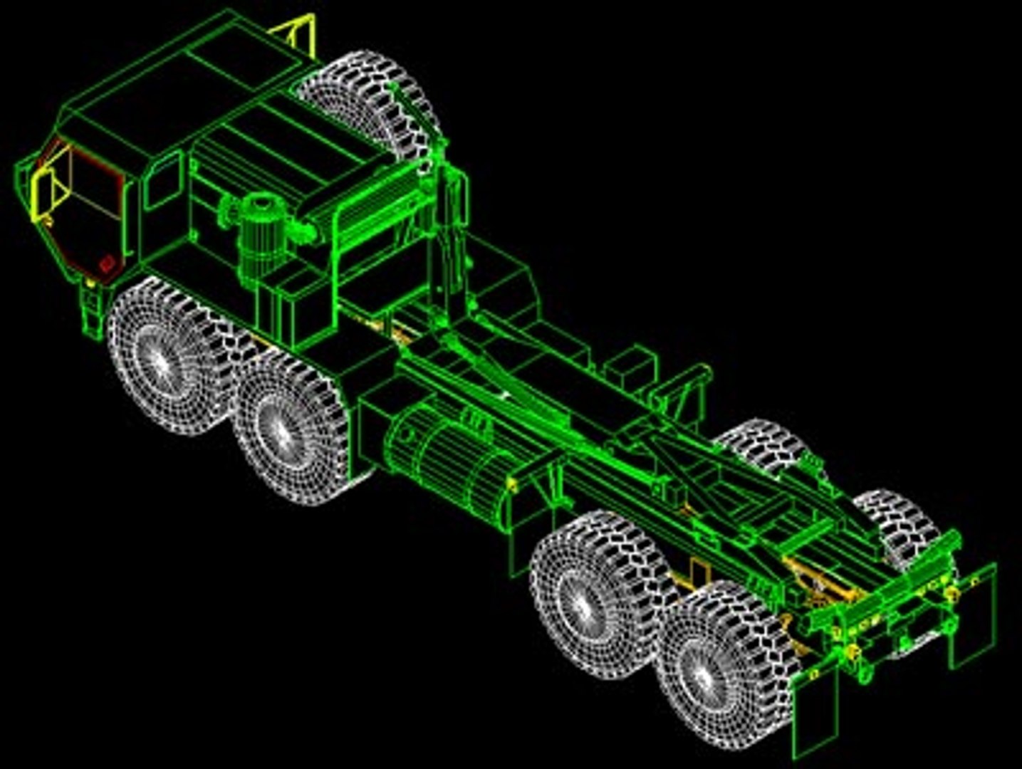 3d Model M1977 Hemtt 8x8 Transporter
