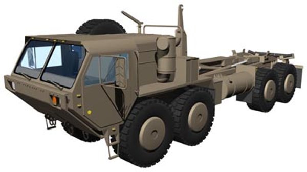 3d model m1977 hemtt 8x8 transporter
