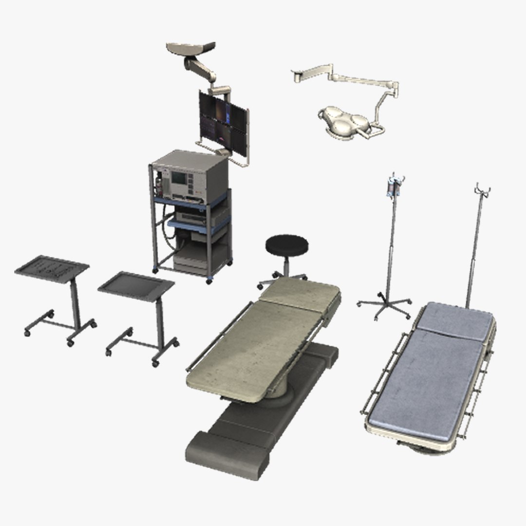 3D Model Hospital Props - TurboSquid 1616046