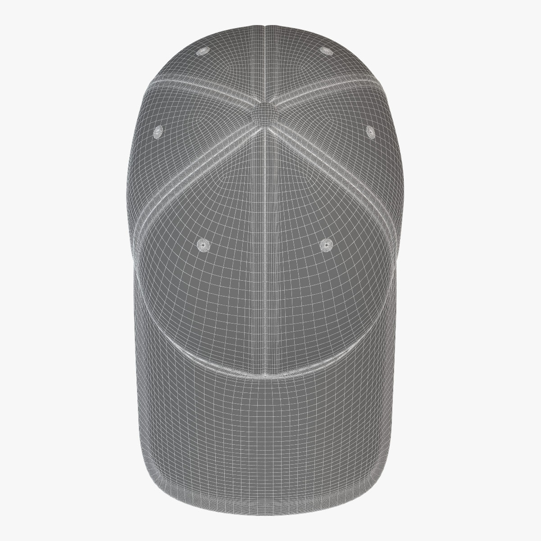 - cap silver black 3d 3ds