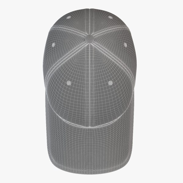 - cap silver black 3d 3ds