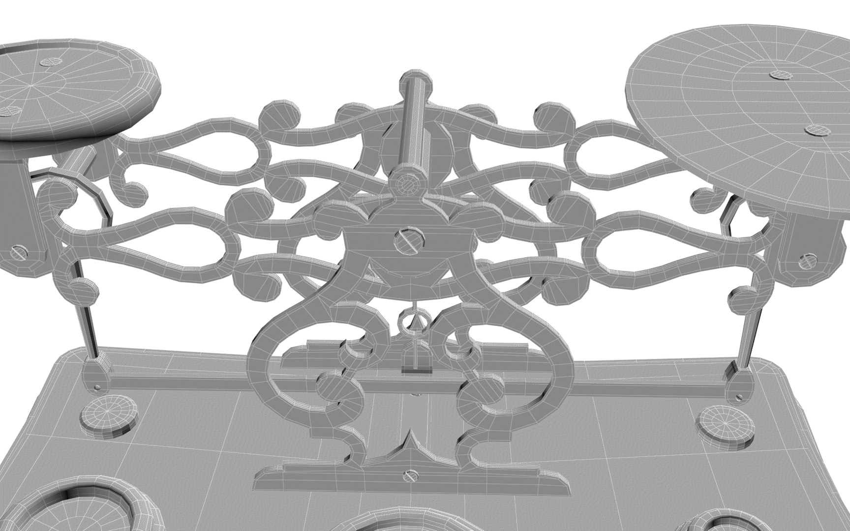 Vintage Postage Scale 3D - TurboSquid 1905443