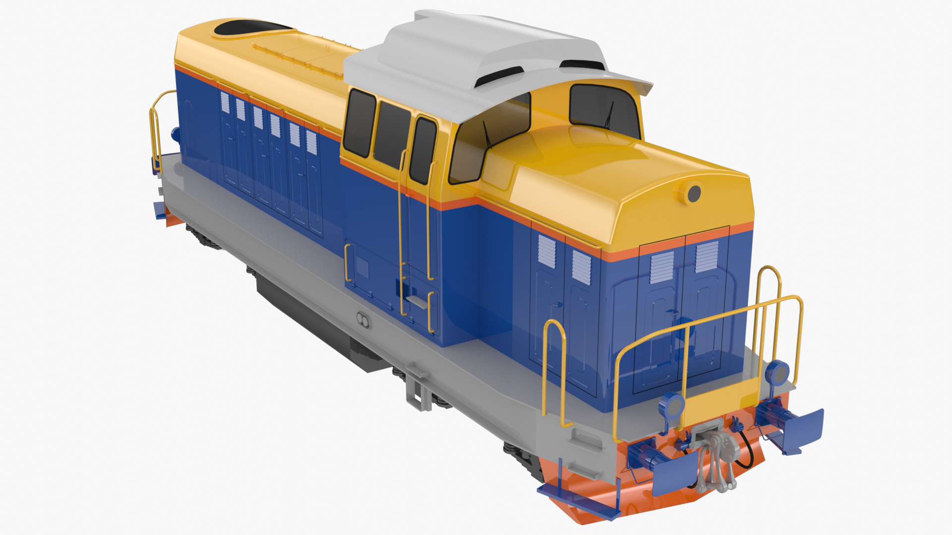 Locomotive LDH 125 model - TurboSquid 1771070