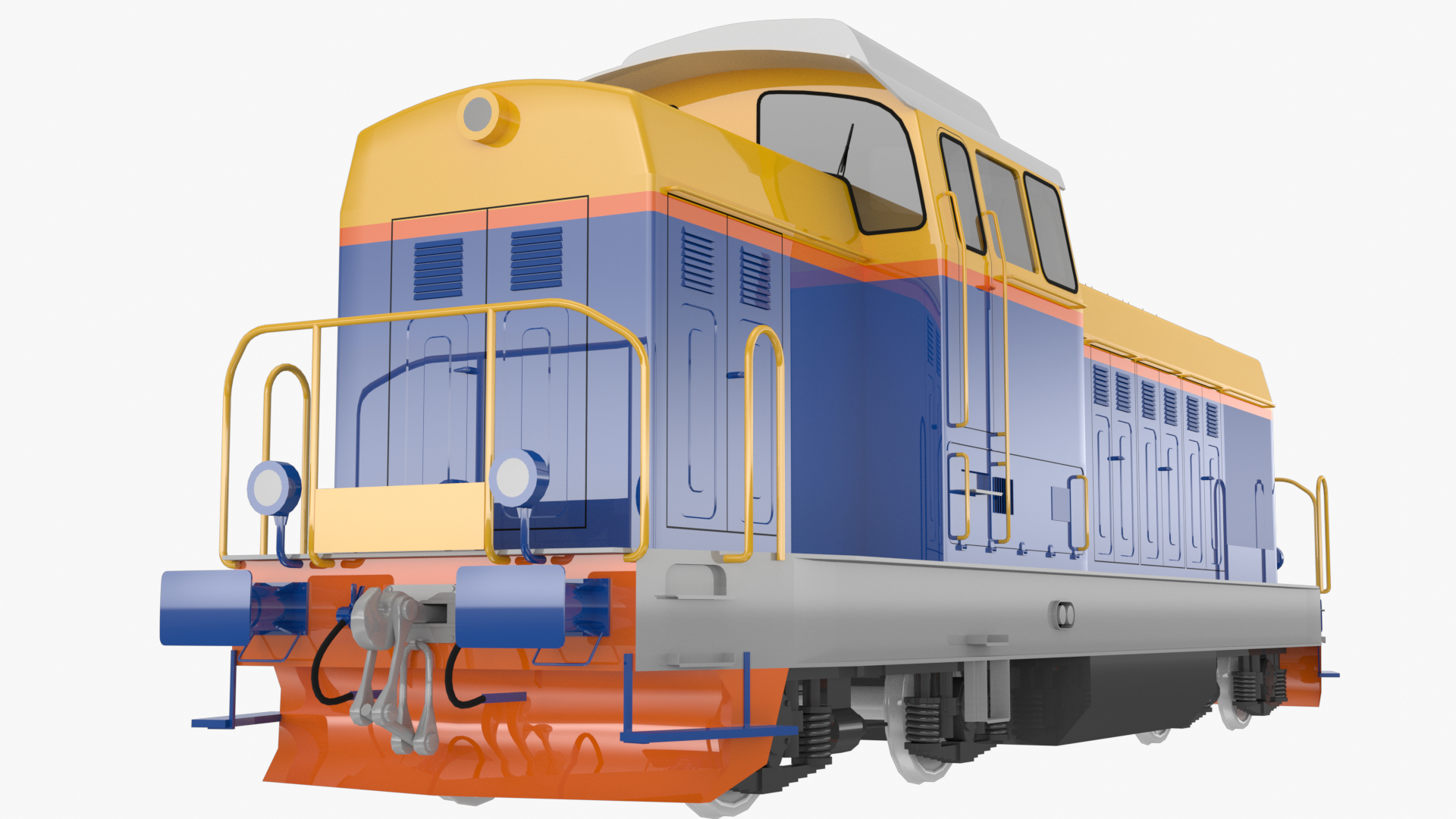 Locomotive LDH 125 model - TurboSquid 1771070