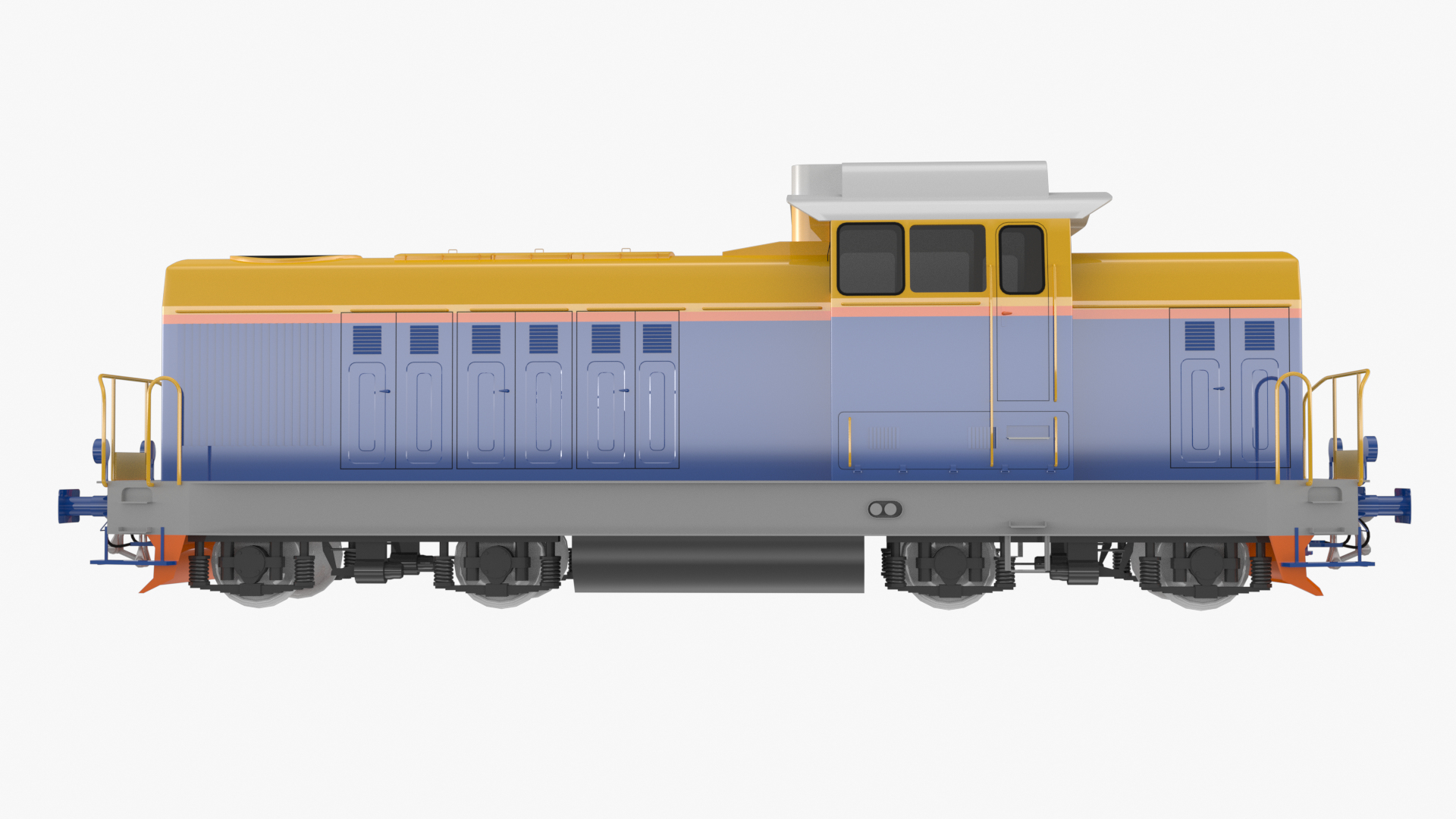Locomotive LDH 125 model - TurboSquid 1771070