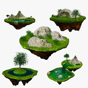 Free Island 3d Model