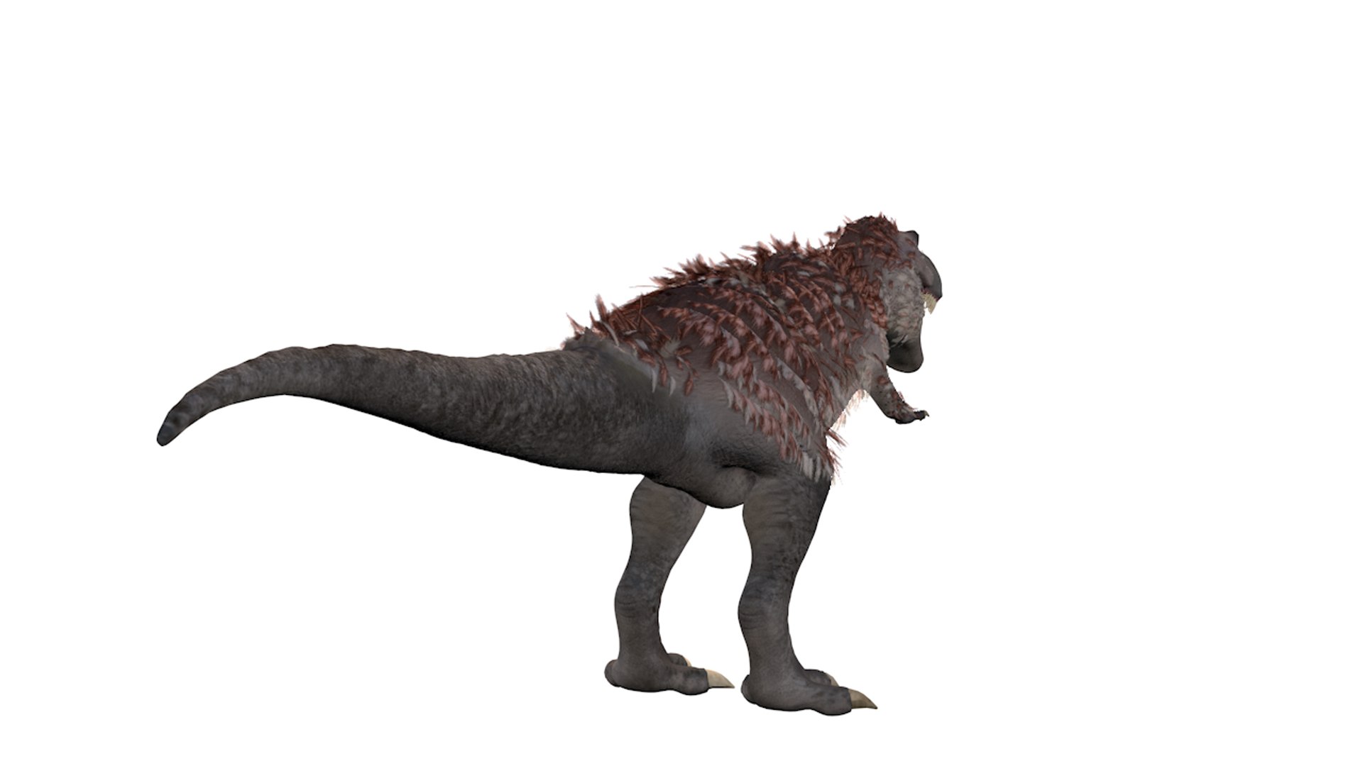 3D T-rex Dinosaur Feathers - TurboSquid 1315213