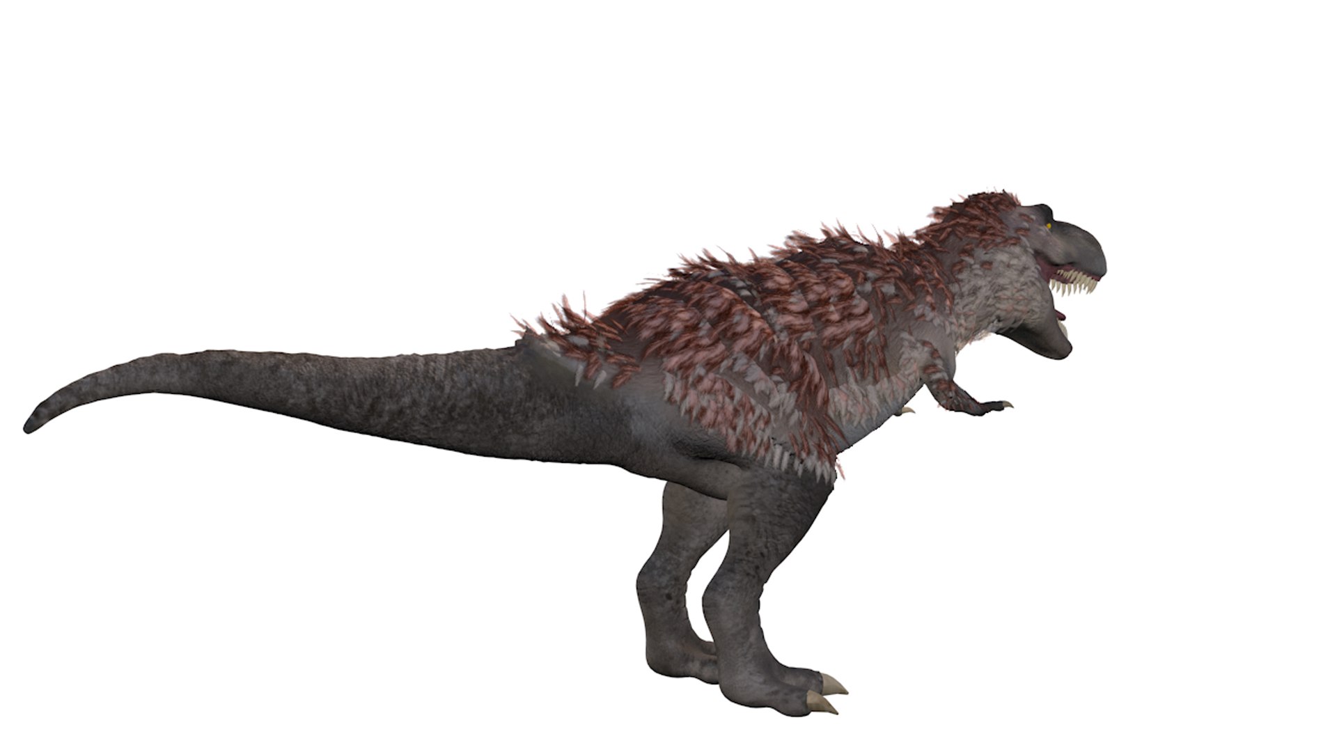 3D T-rex Dinosaur Feathers - TurboSquid 1315213