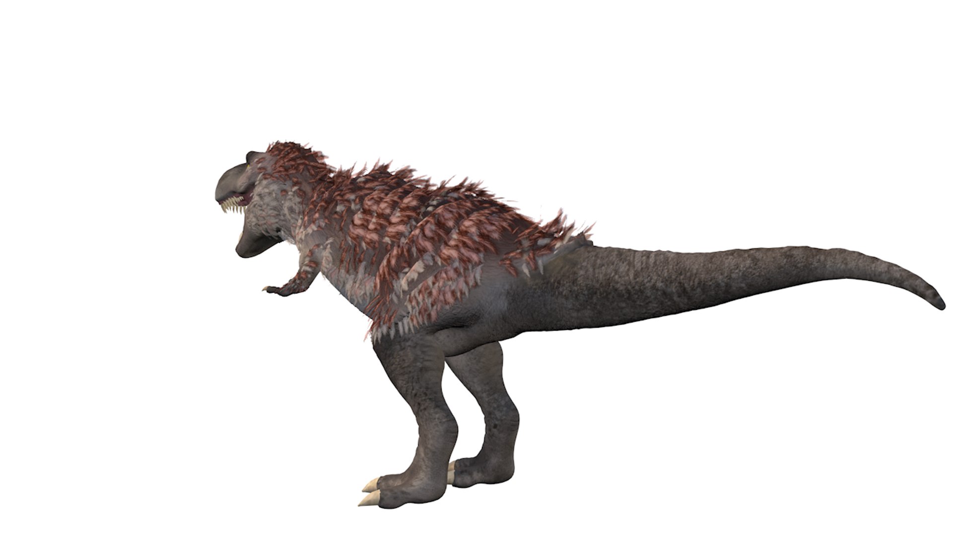 3D T-rex Dinosaur Feathers - TurboSquid 1315213