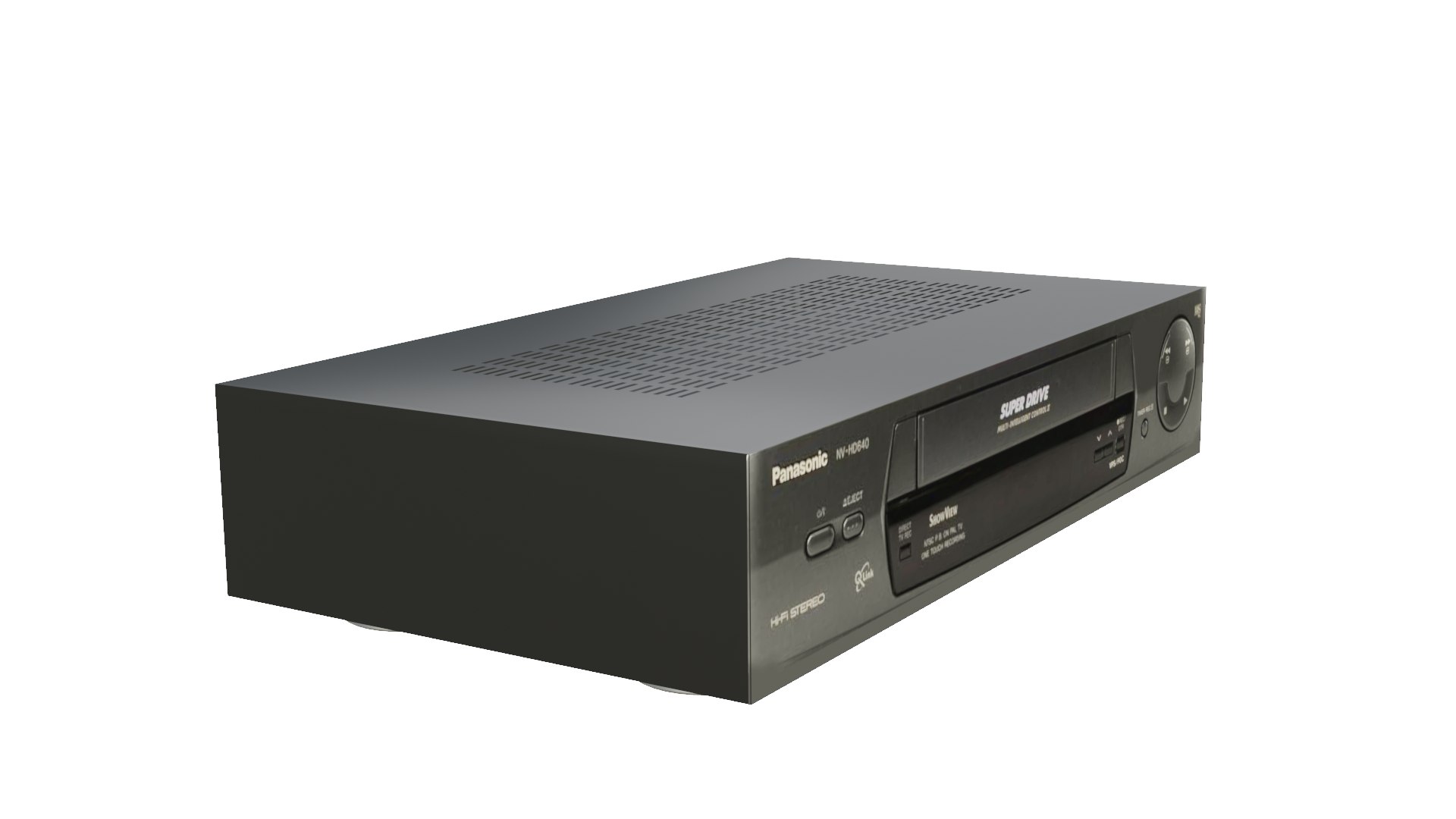 3D VHS RECORDER VHS PLAYER PANASONIC NV-HD640 - TurboSquid 2131837