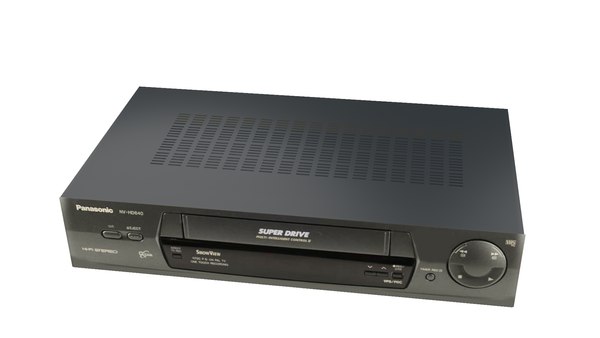 modelo 3d GRABADORA VHS REPRODUCTOR VHS PANASONIC NV-HD640 - TurboSquid ...