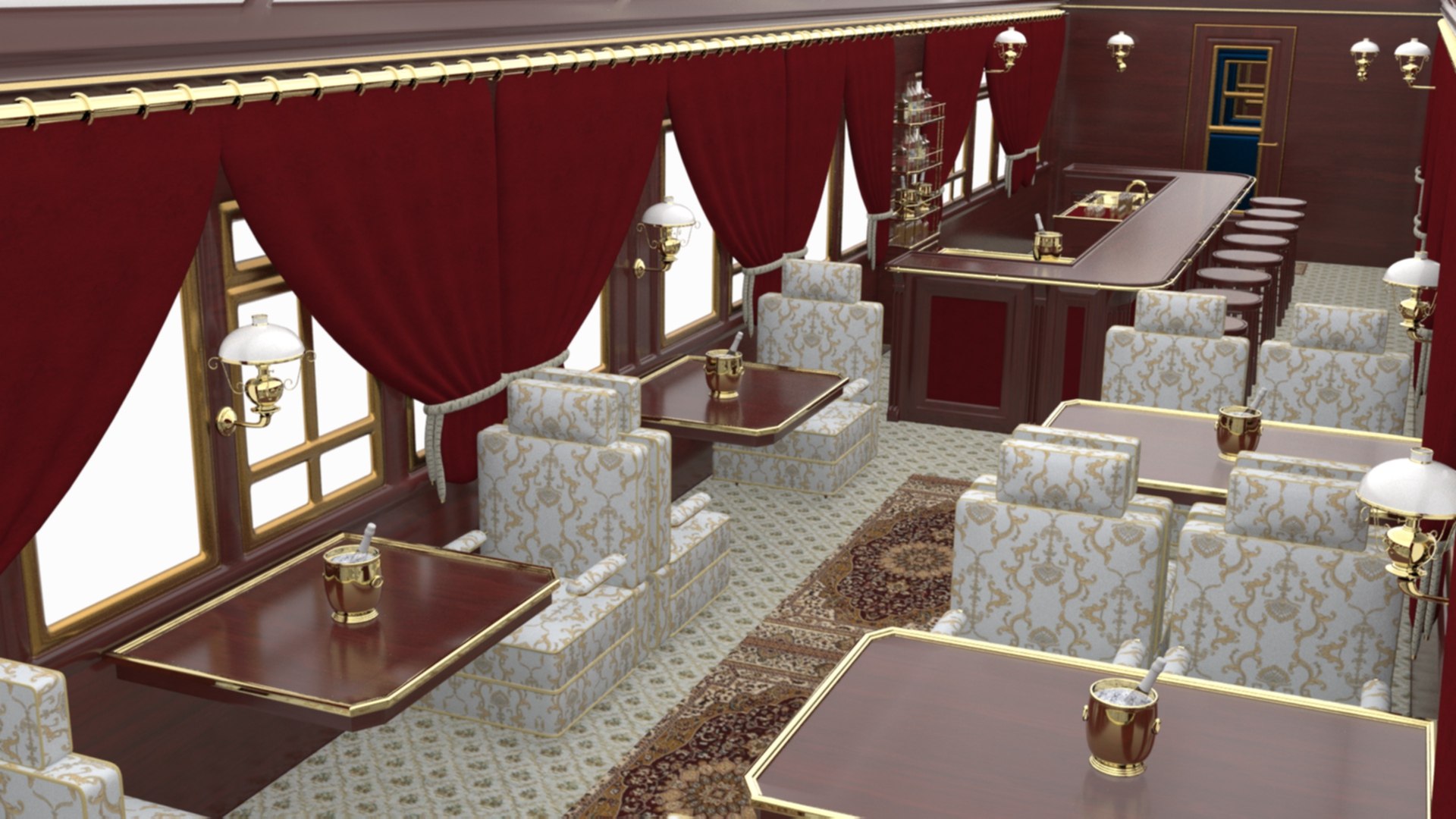 Orient Express model - TurboSquid 2168933