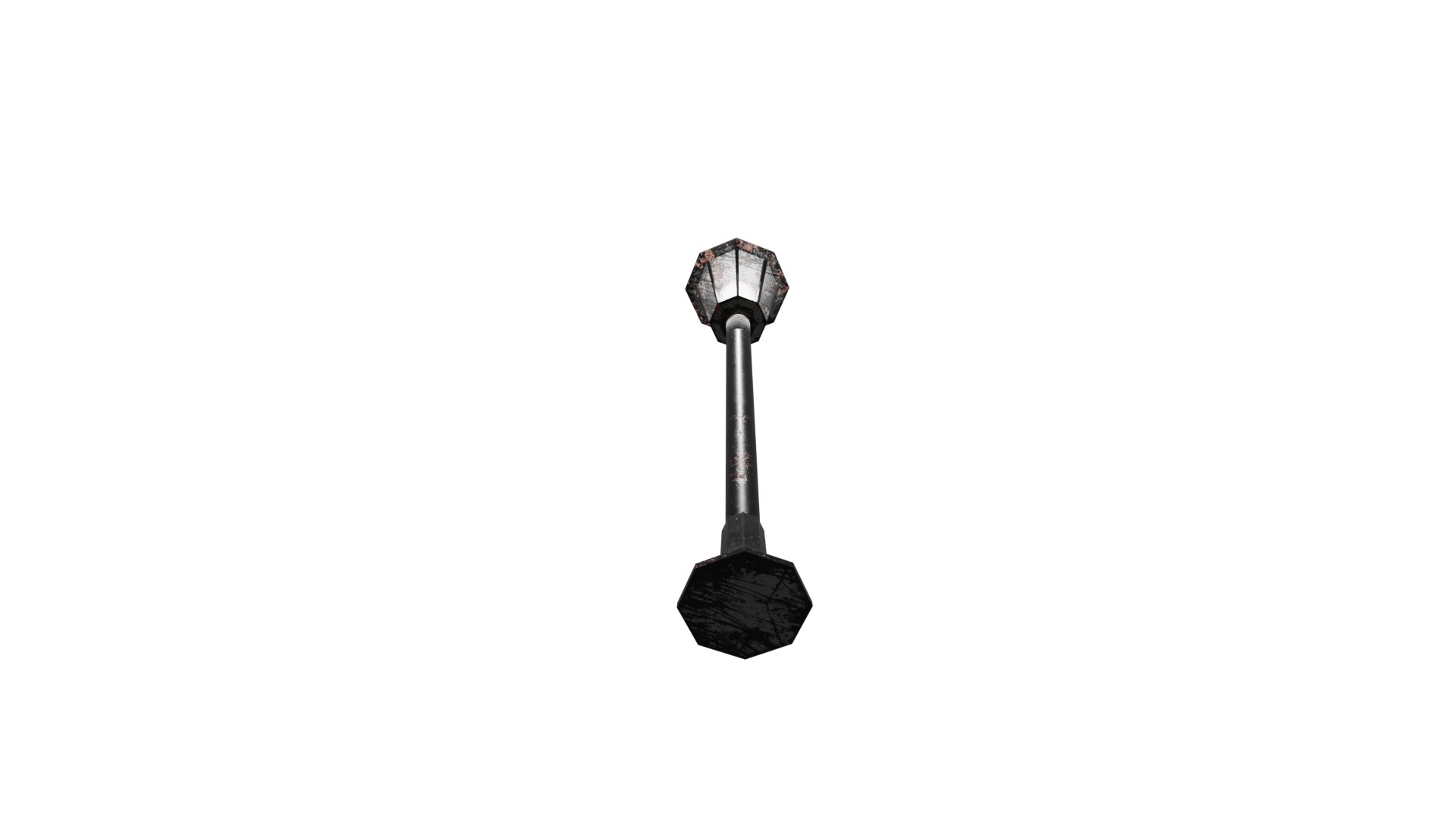 Street Lamp Low Poly PBR 3D Model - TurboSquid 2378061