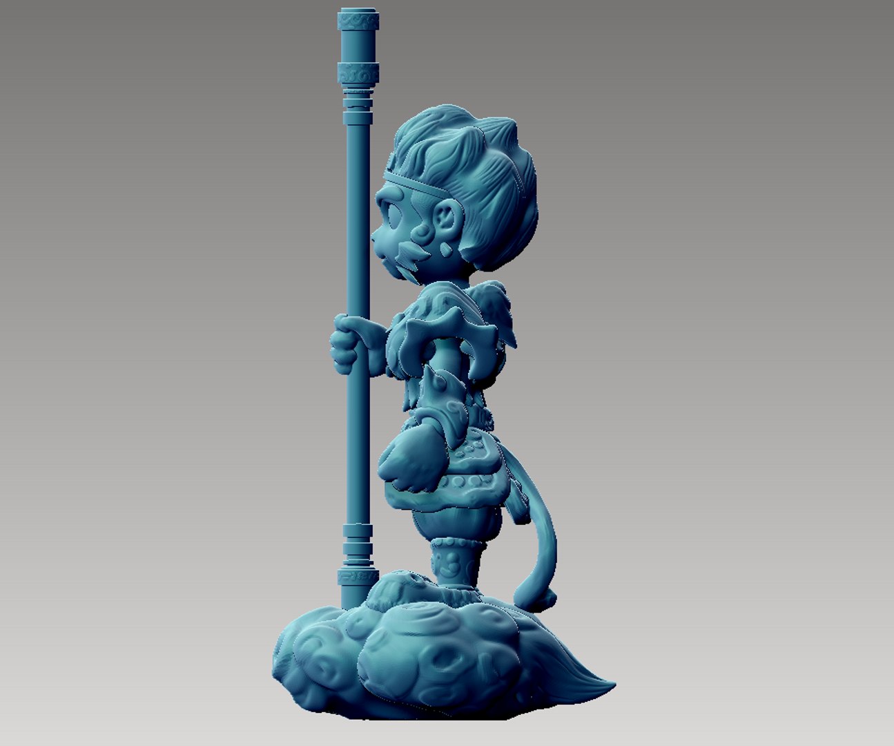 3D Monkey King Model - TurboSquid 1608756