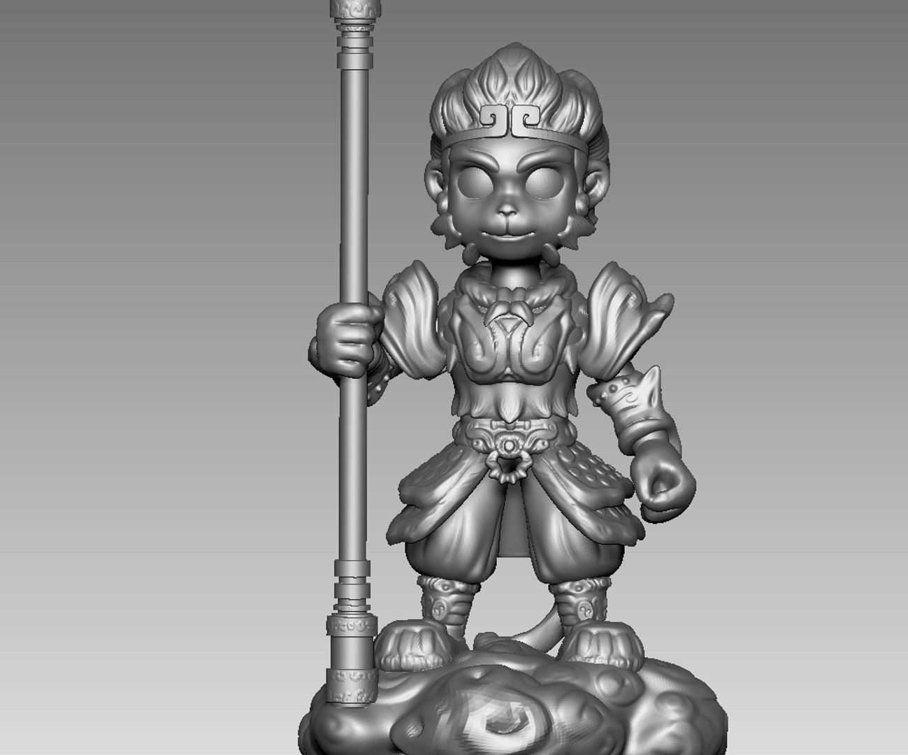 3D Monkey King Model - TurboSquid 1608756