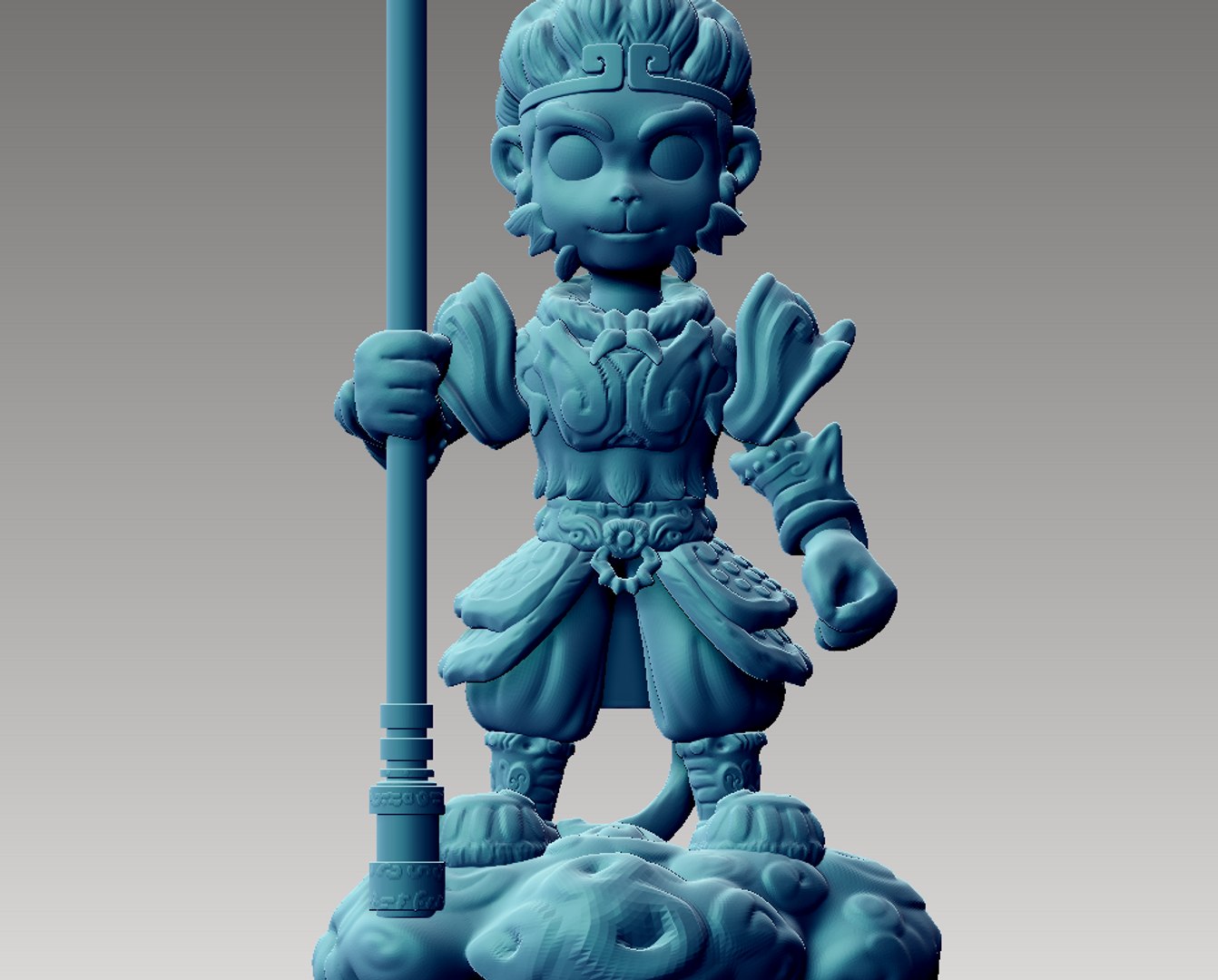 3D Monkey King Model - TurboSquid 1608756