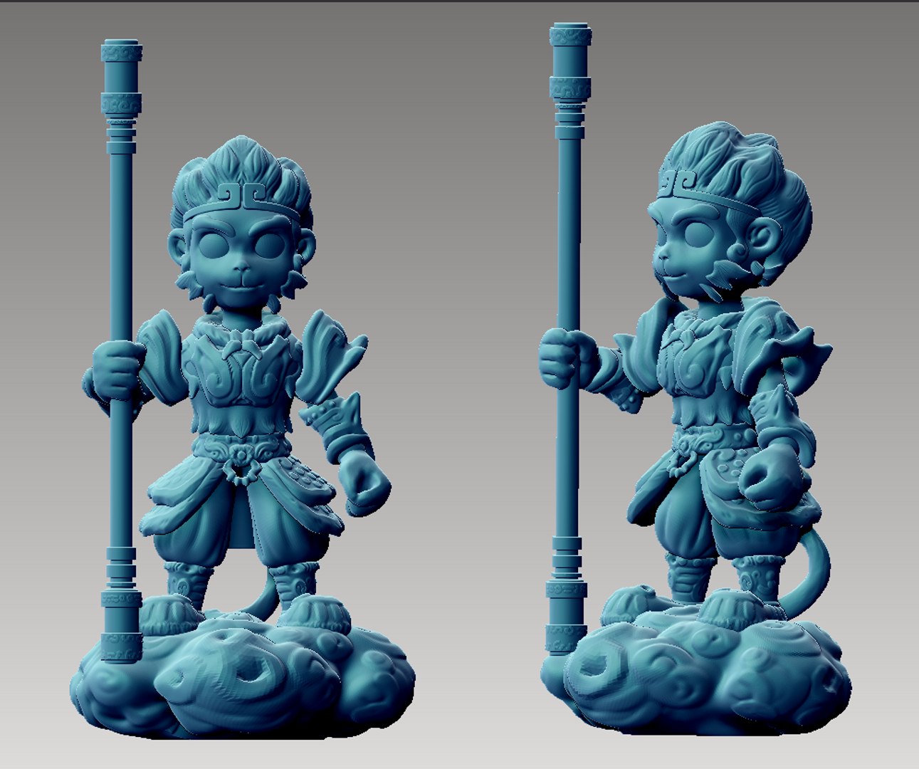 3D Monkey King Model - TurboSquid 1608756