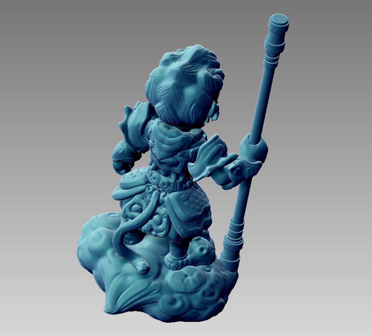 3D Monkey King Model - TurboSquid 1608756