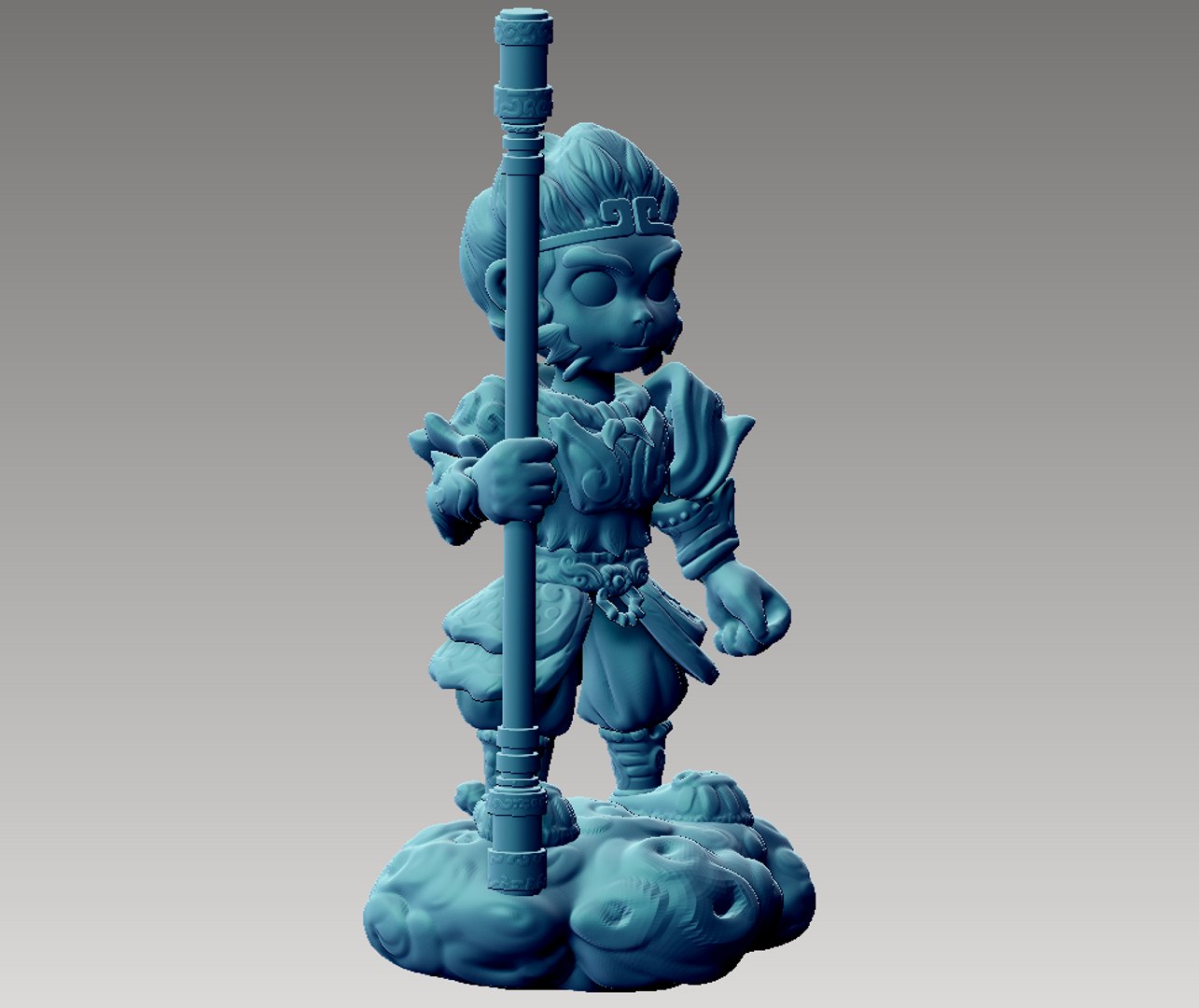 3D Monkey King Model - TurboSquid 1608756