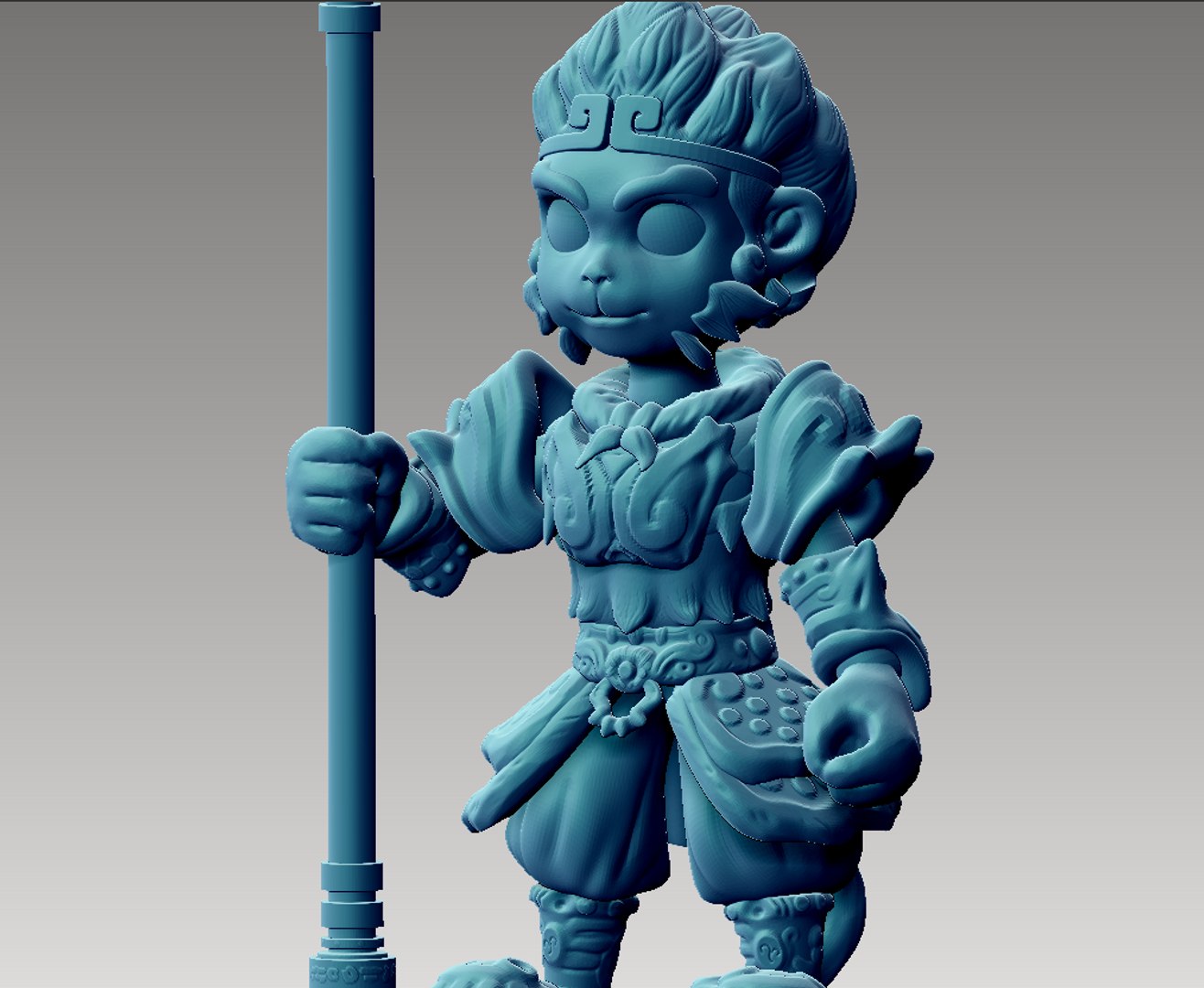 3D Monkey King Model - TurboSquid 1608756