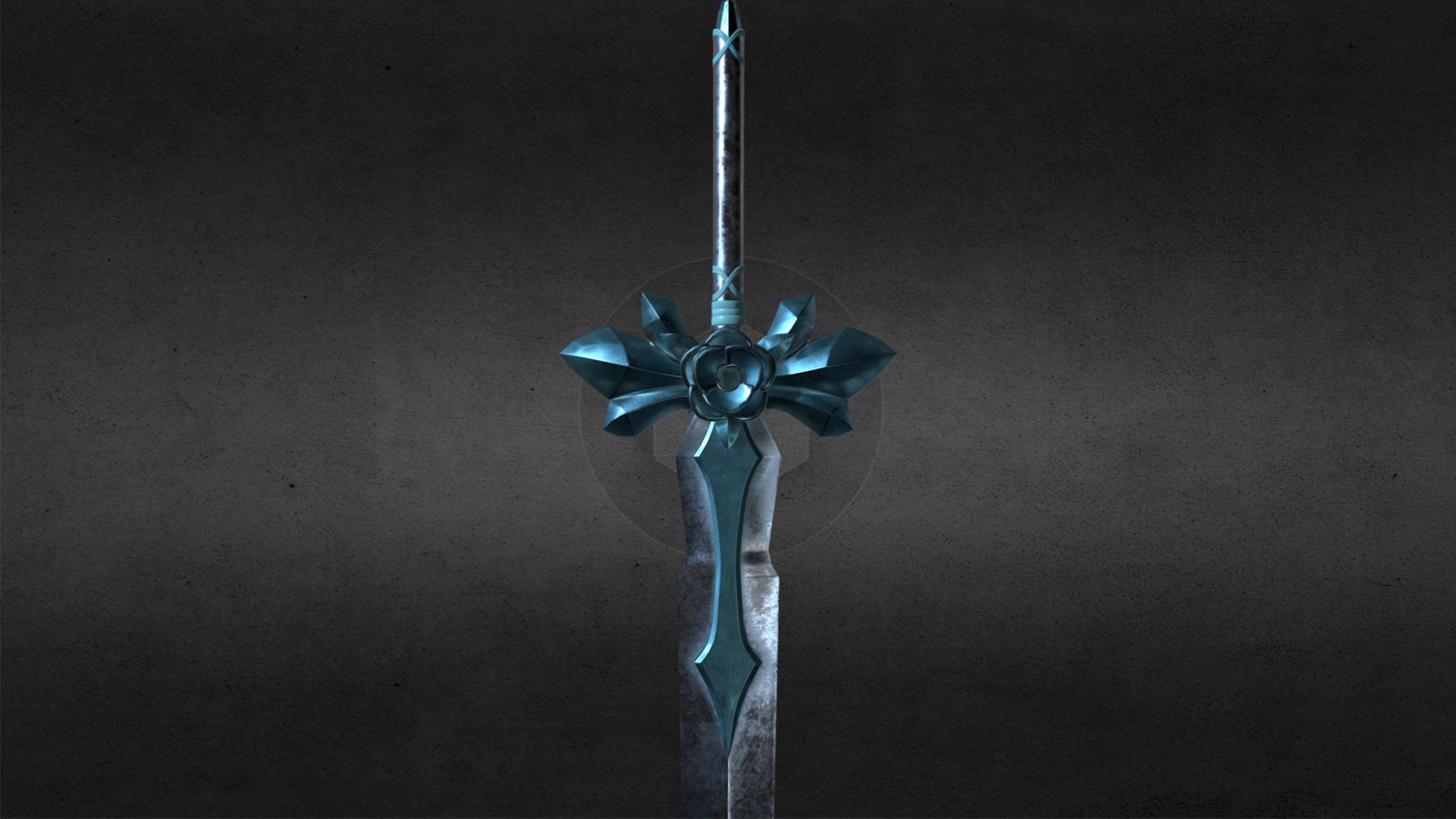 Sword Art Online - Blue Rose Sword 3D model - TurboSquid 1972535