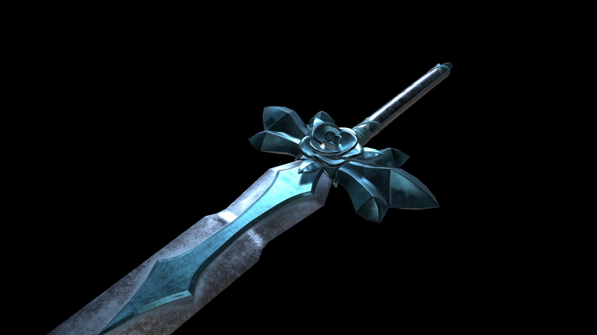 modelo 3d Sword Art Online - Blue Rose Sword - TurboSquid 1972535