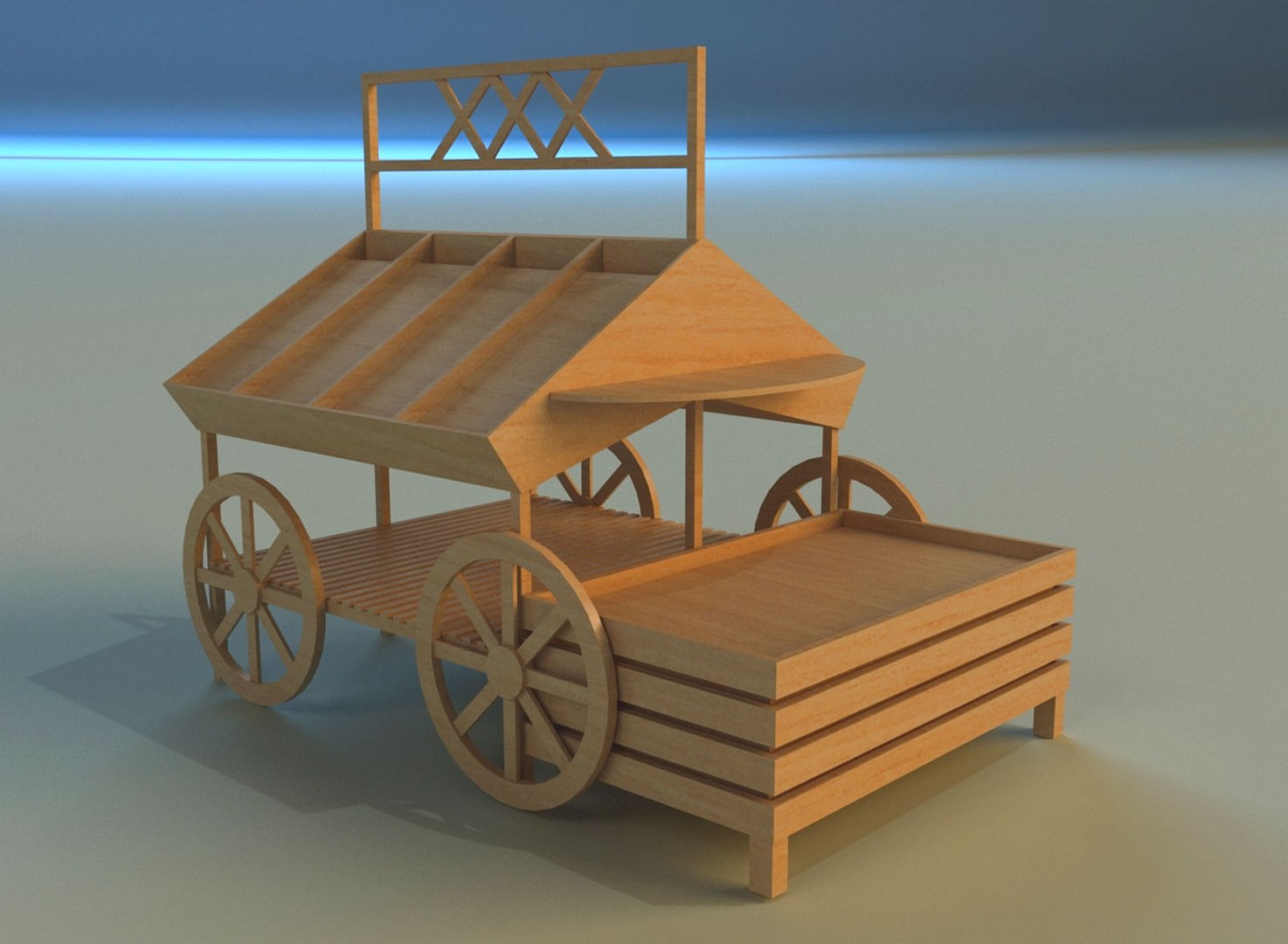 Pavilion Trade 3d Model