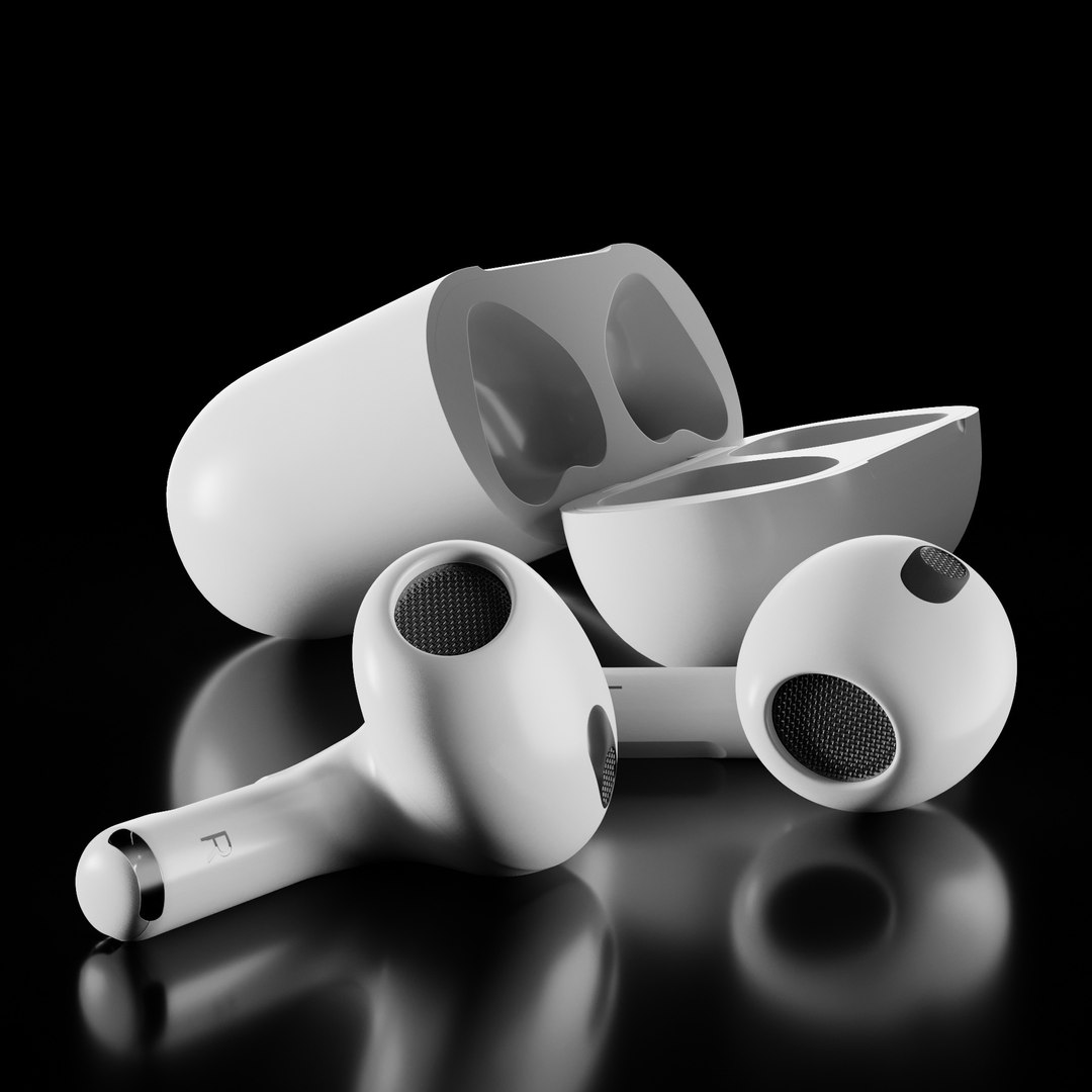 Apple AirPods Collection 3D Model - TurboSquid 1991403