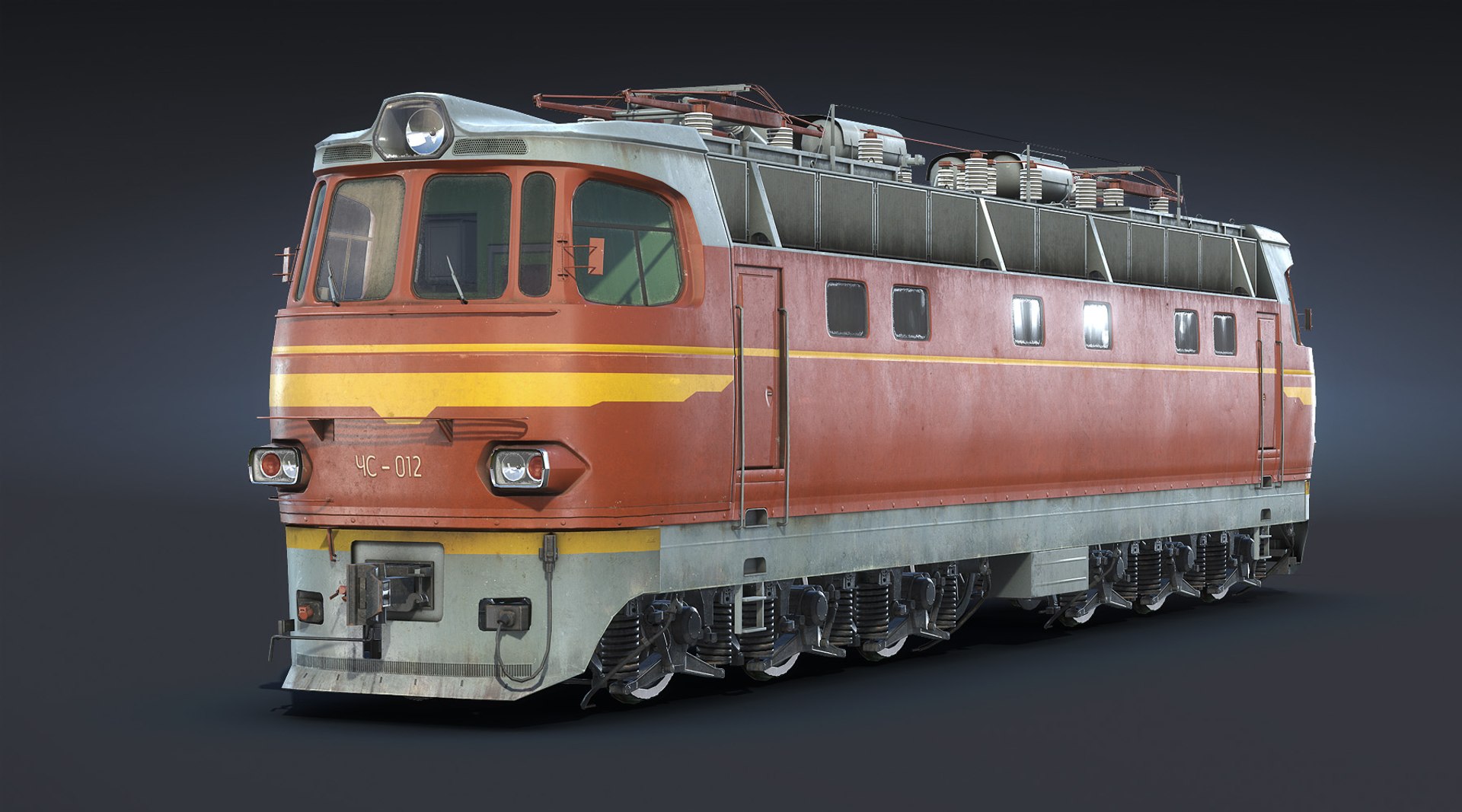 Ready Locomotive Chs4 3D Model - TurboSquid 1452251