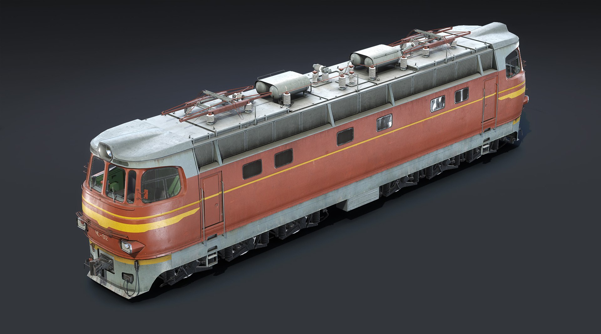 Ready Locomotive Chs4 3D Model - TurboSquid 1452251