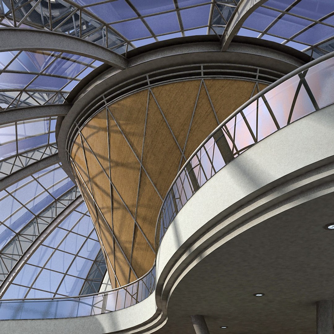 3d Modern Hall Model