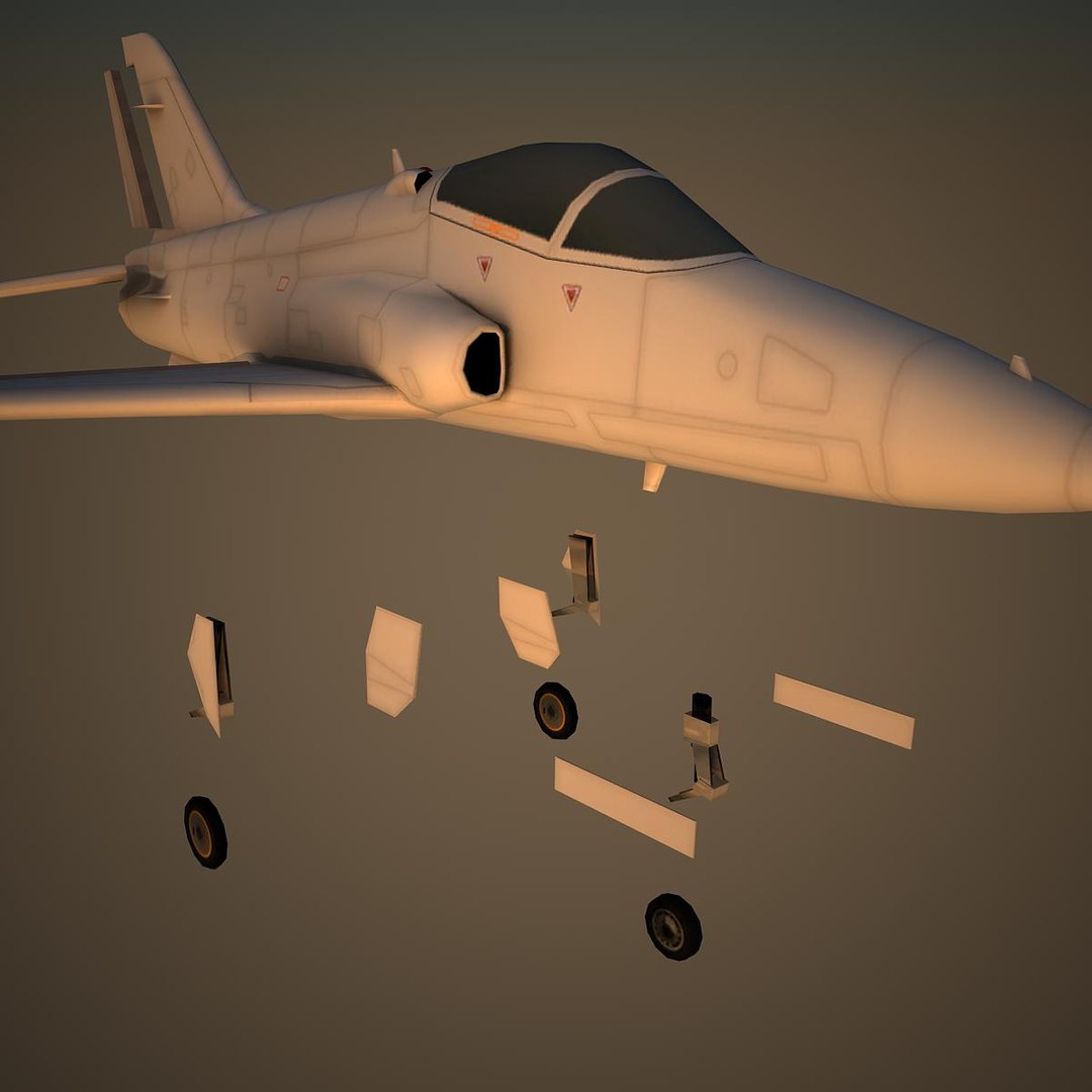 Hawk 200 Basic Aircraft 3d Model