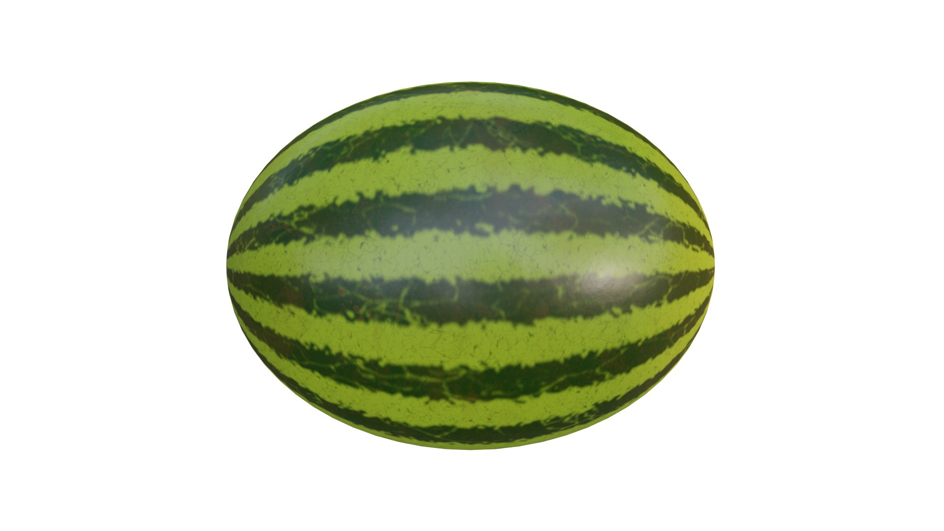 3D Watermelon Model - TurboSquid 2186193