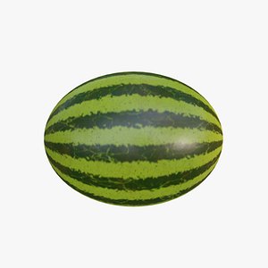 Download 3D Watermelon GlTF Models - TurboSquid