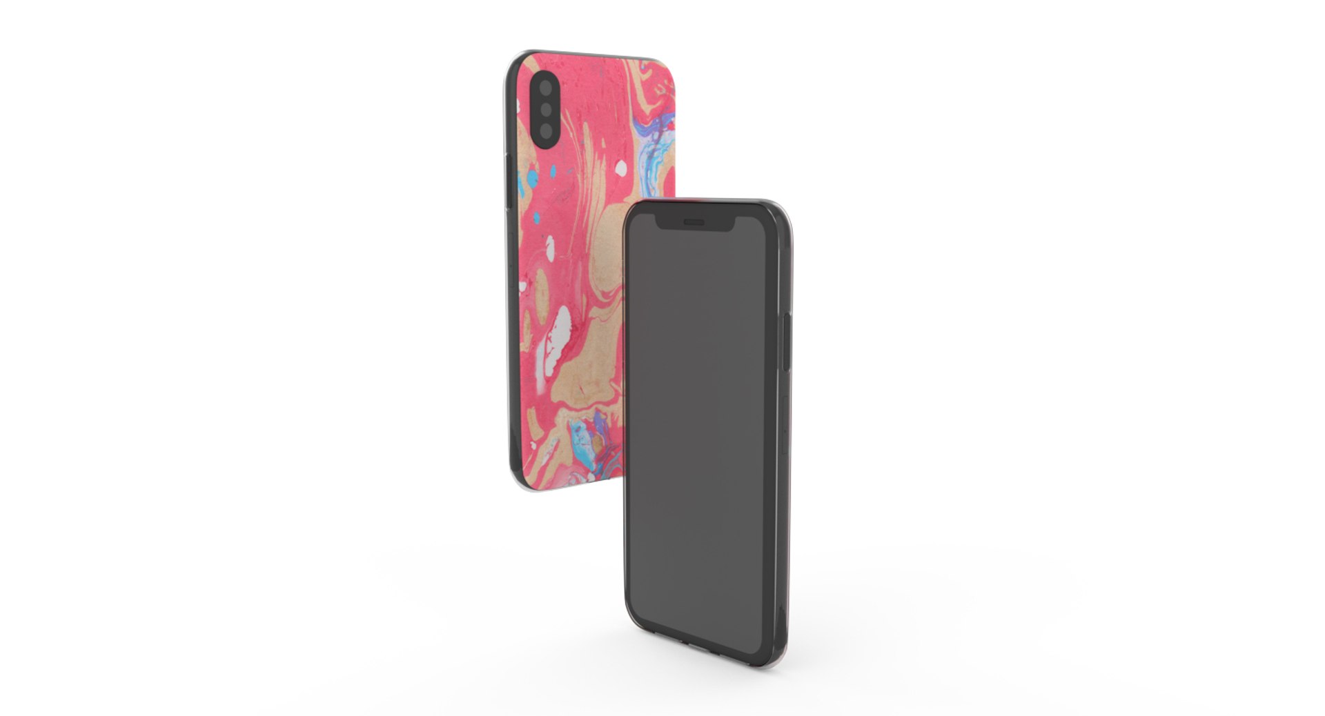 3D iphone case x model - TurboSquid 1346273