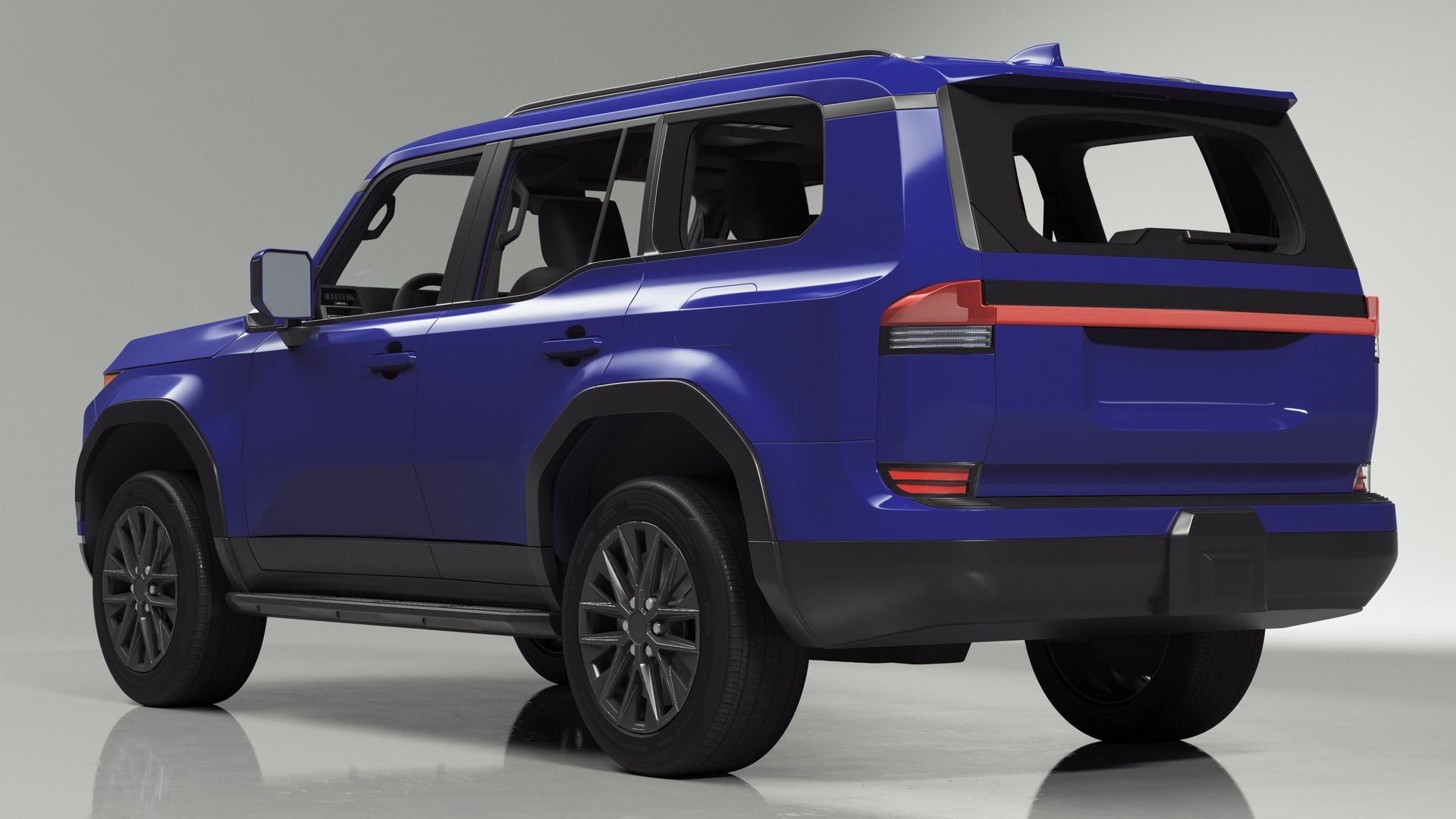 Luxury Off-Road SUV Blue 3D - TurboSquid 2143589