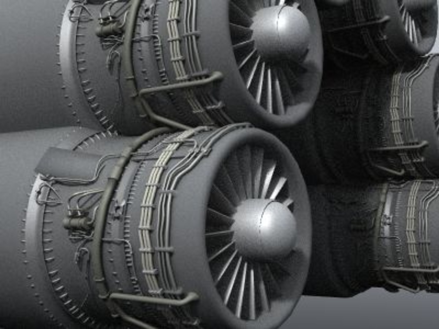 Aircraft Engine 3d Model