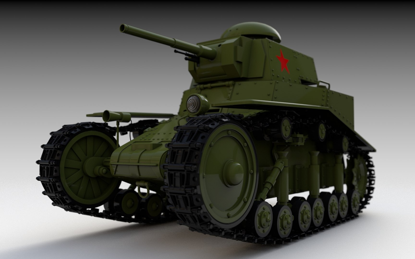 C4d T-18 Light Tank