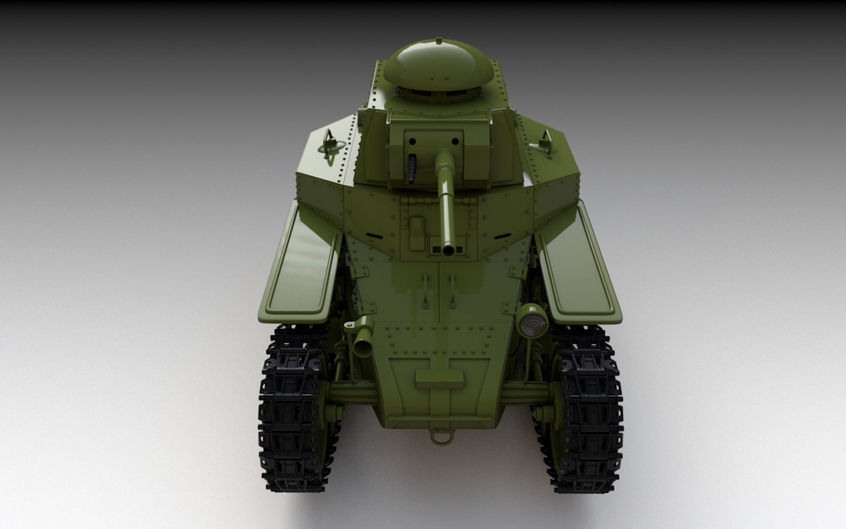 C4d T-18 Light Tank