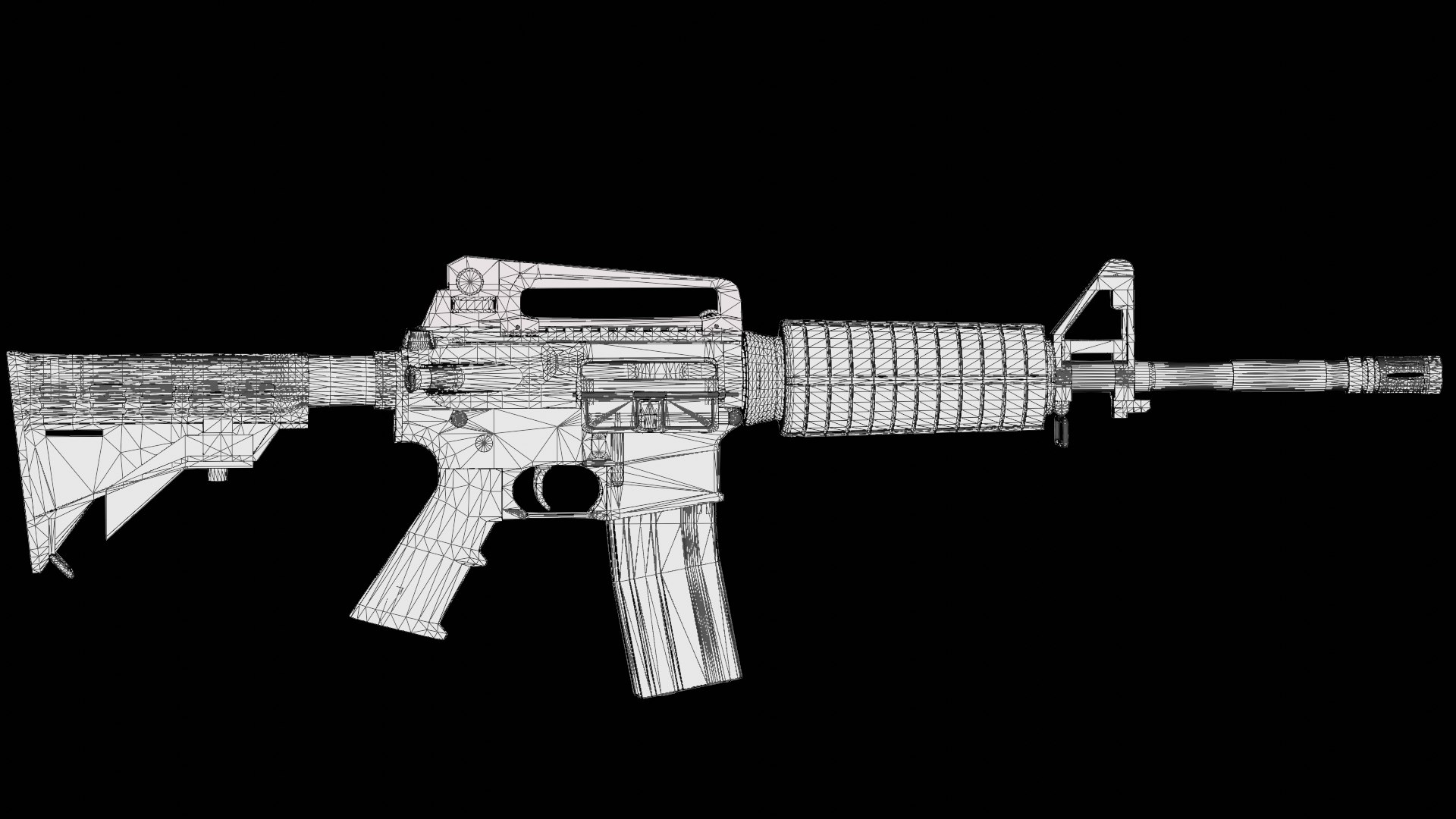 M4A1 Carbine Modular 3D Model - TurboSquid 2344042