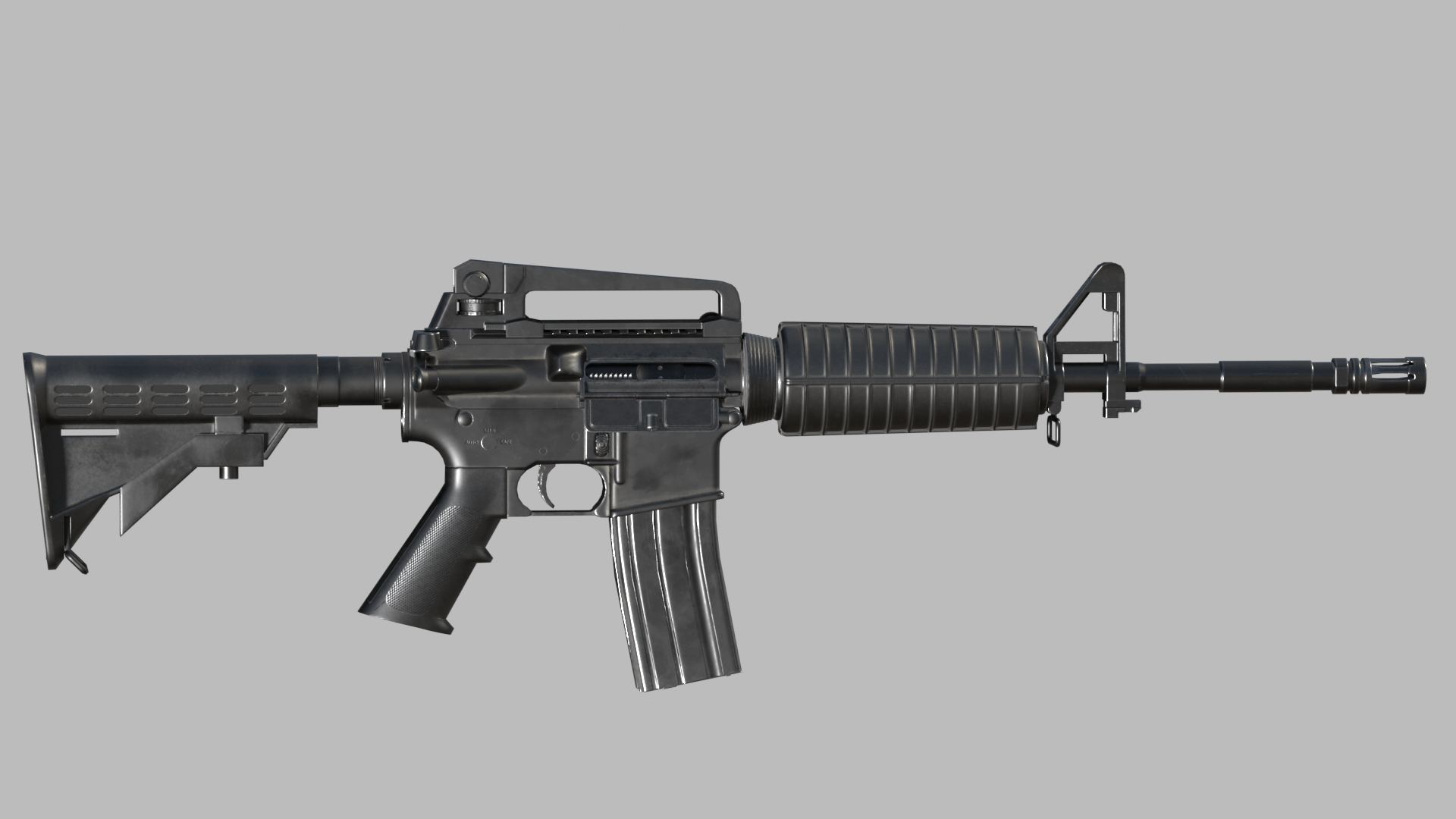 M4A1 Carbine Modular 3D Model - TurboSquid 2344042